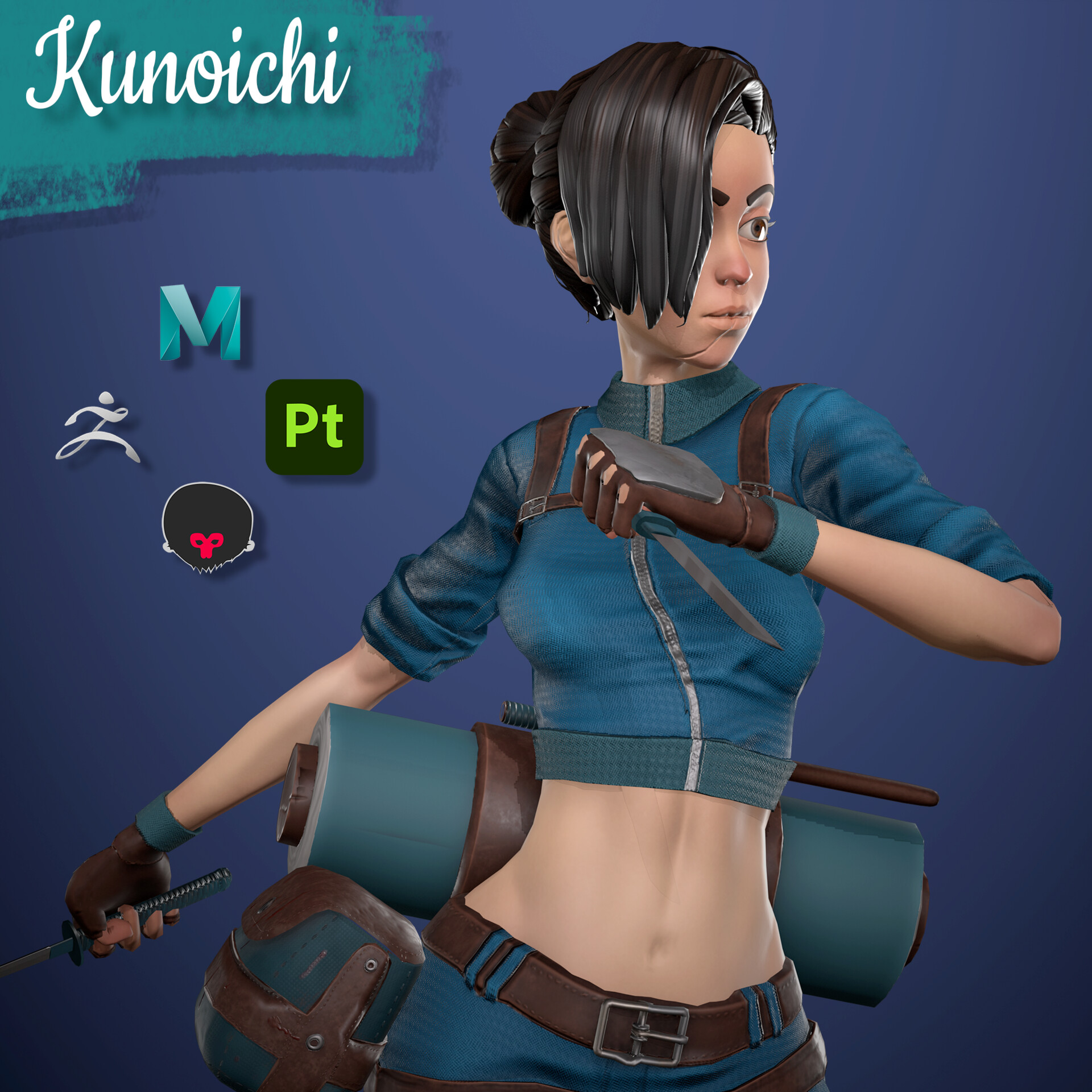 ArtStation - Kunoichi