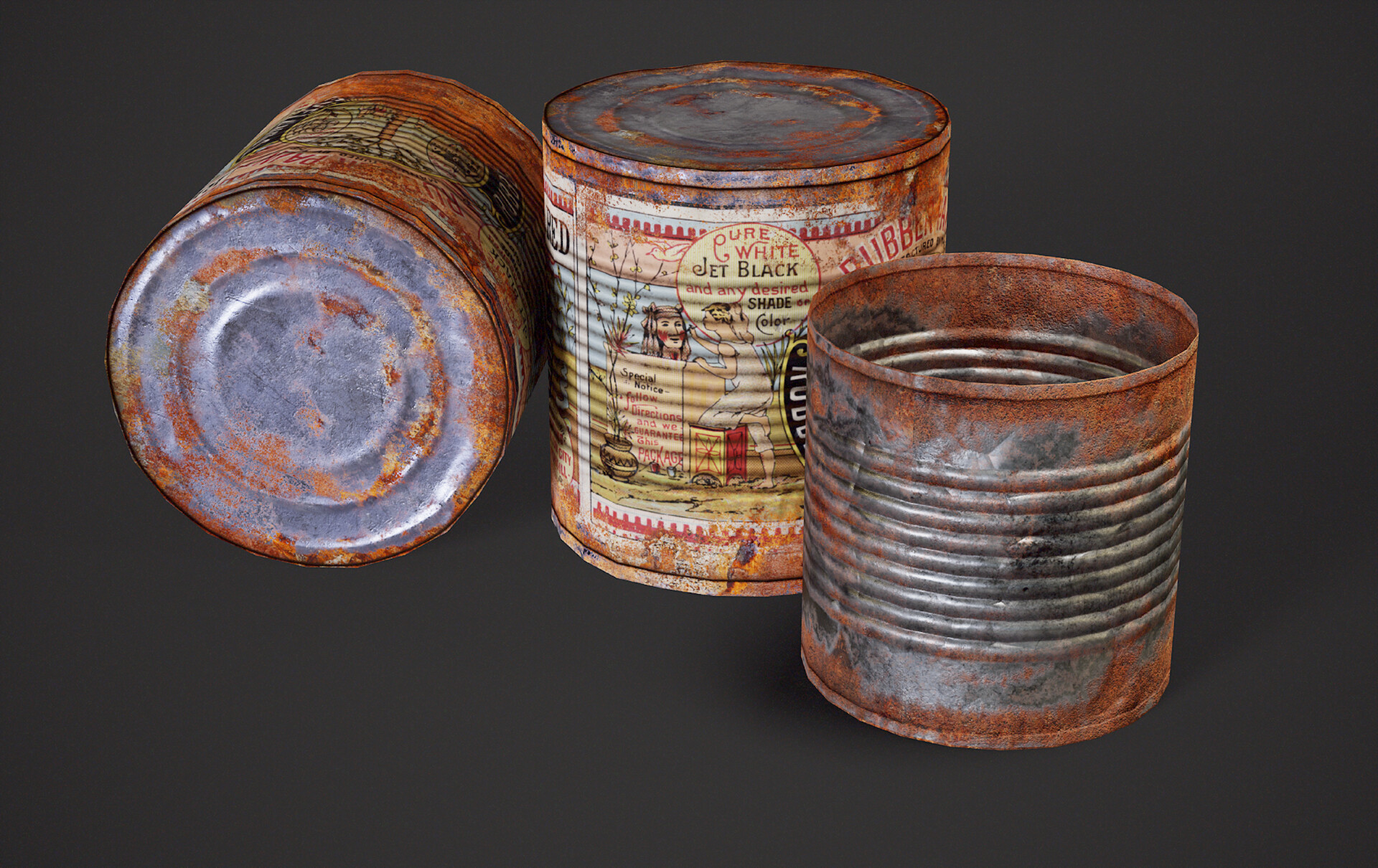 ArtStation - Rusty cans