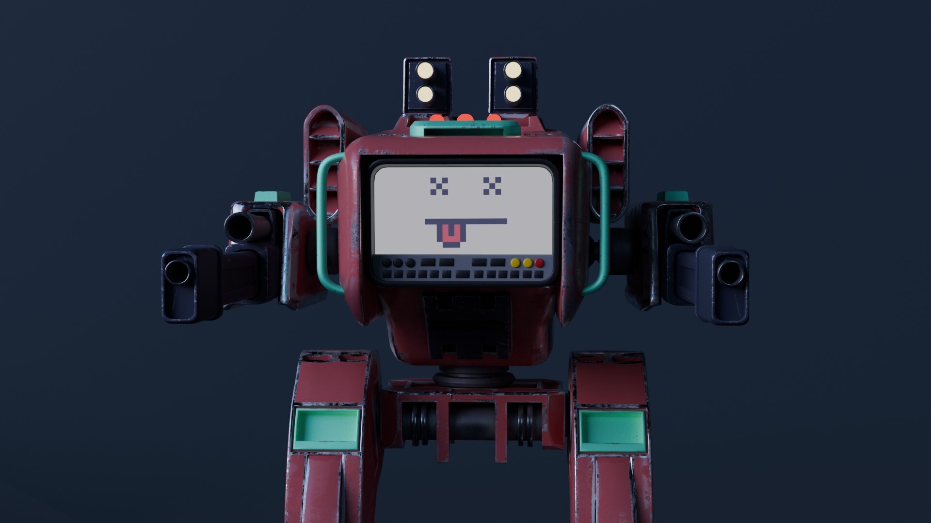 ArtStation - Retro robot character