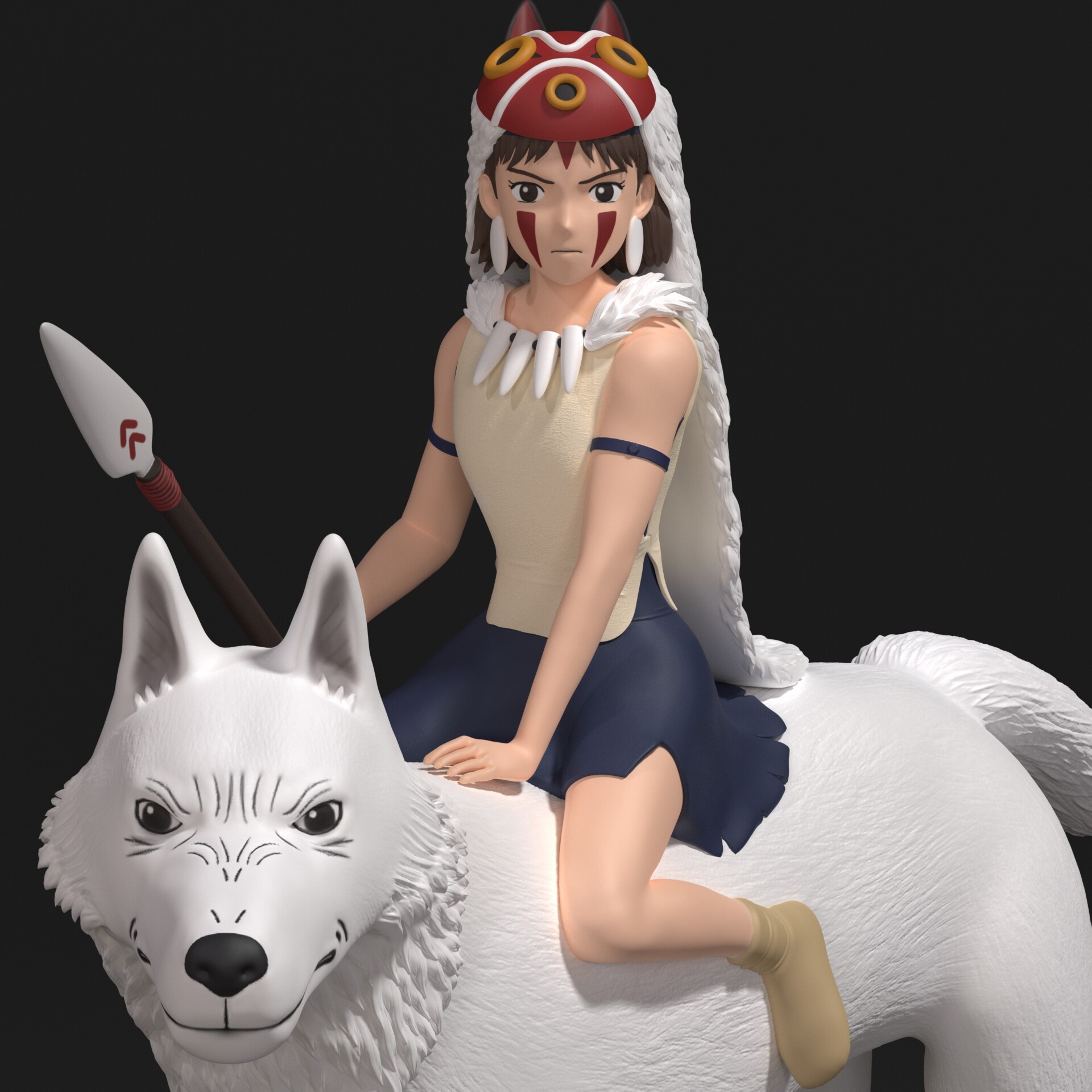 ArtStation - Princess Mononoke