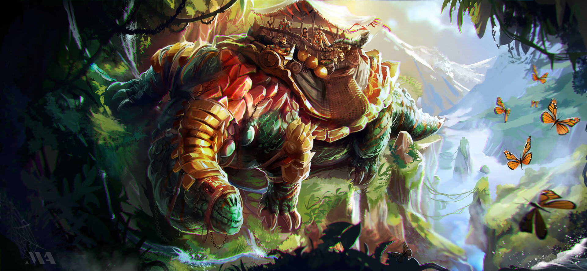 ArtStation - Creature design: Hill Theropod