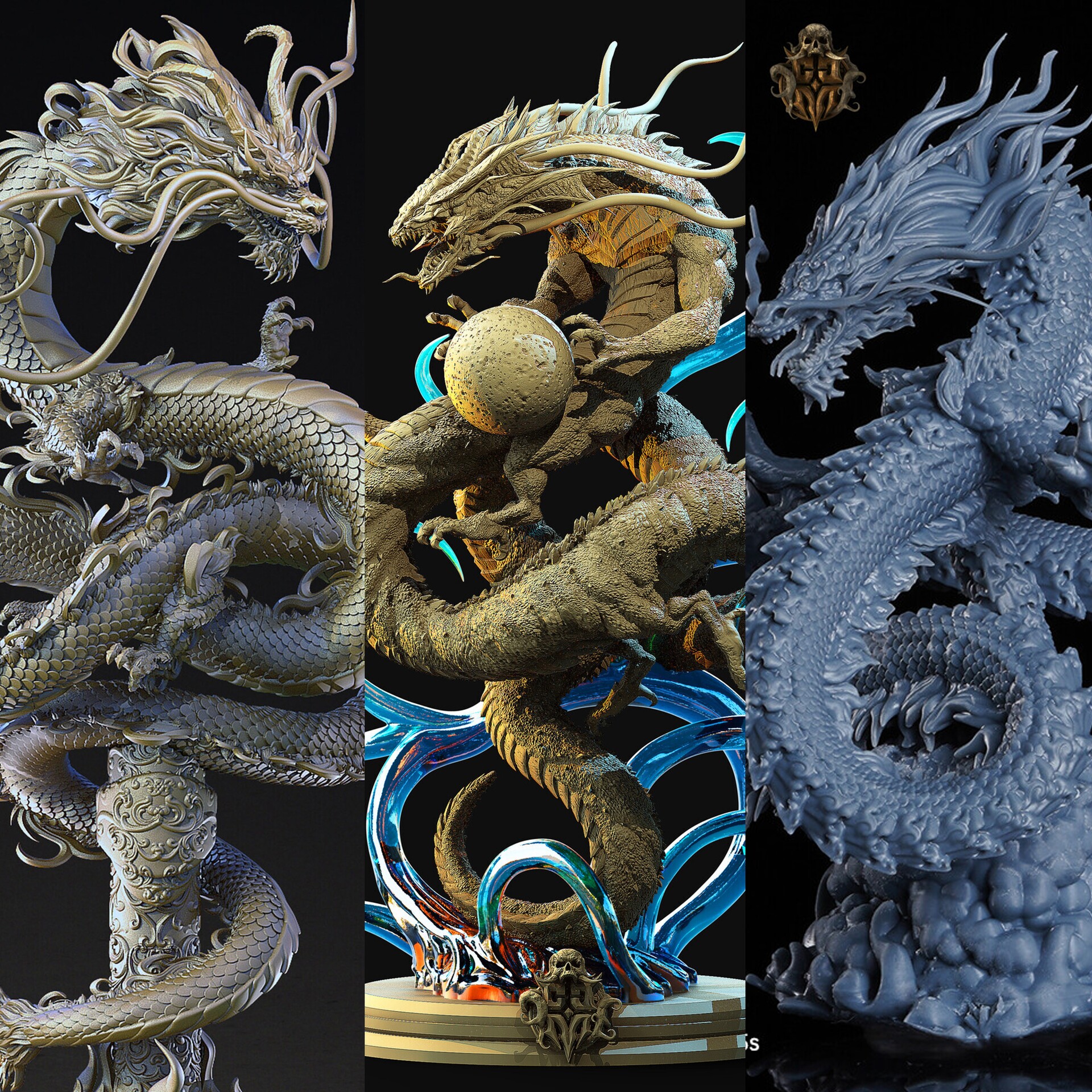 ArtStation - CCM - Dragons