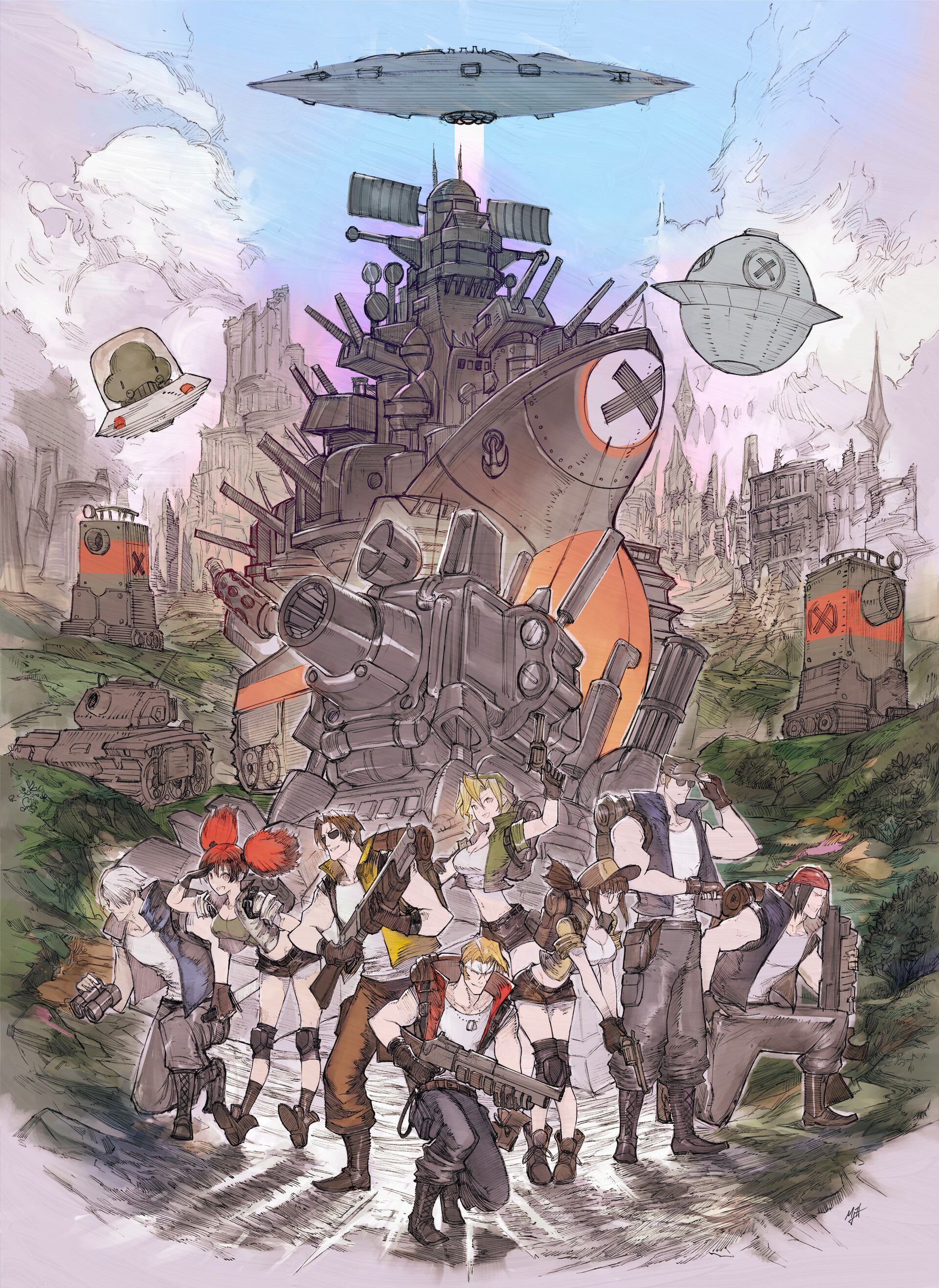 ArtStation - Heavy Machine Gun (Metal Slug)