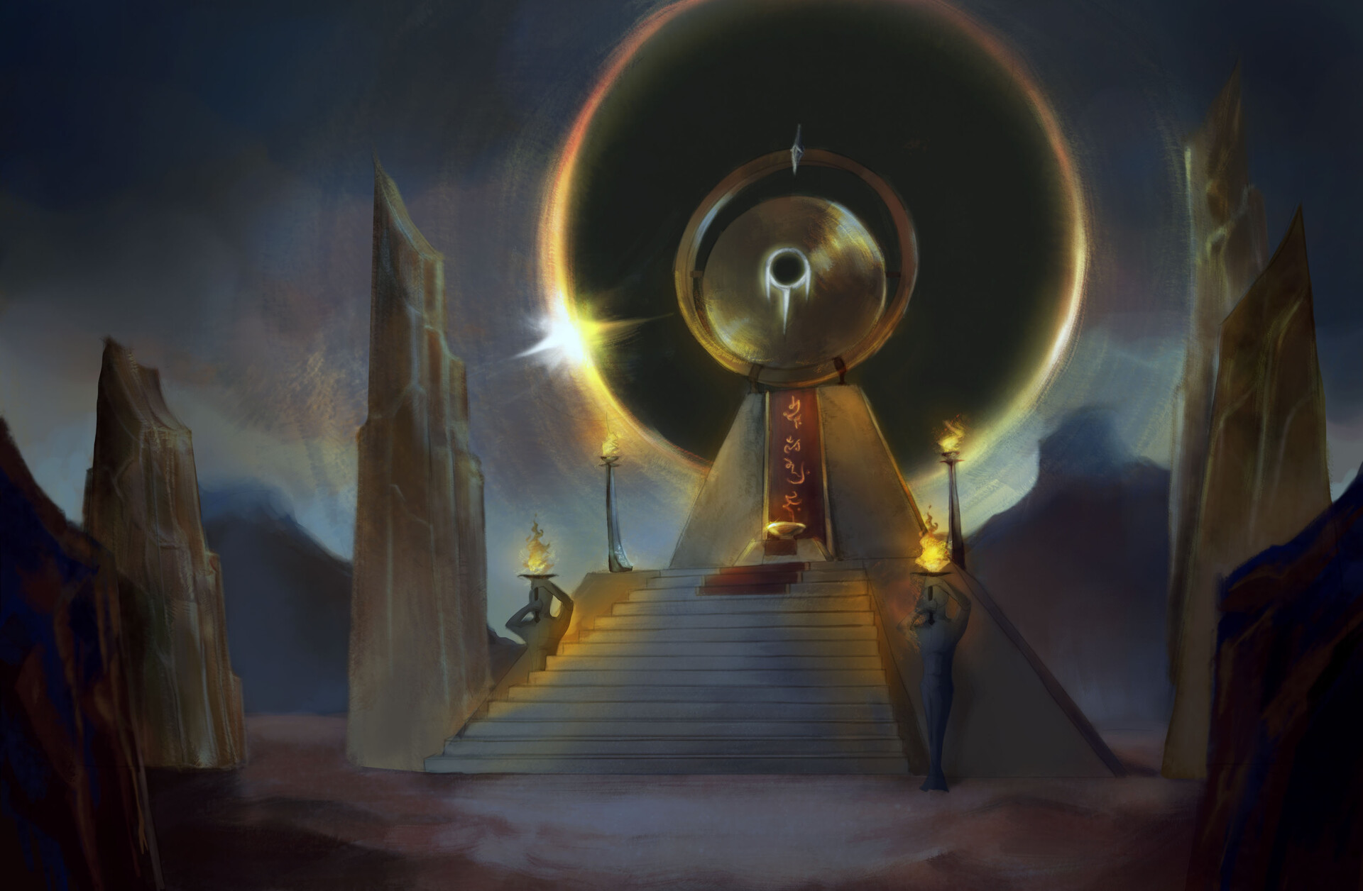 ArtStation - Temple of the Bleeding Sun