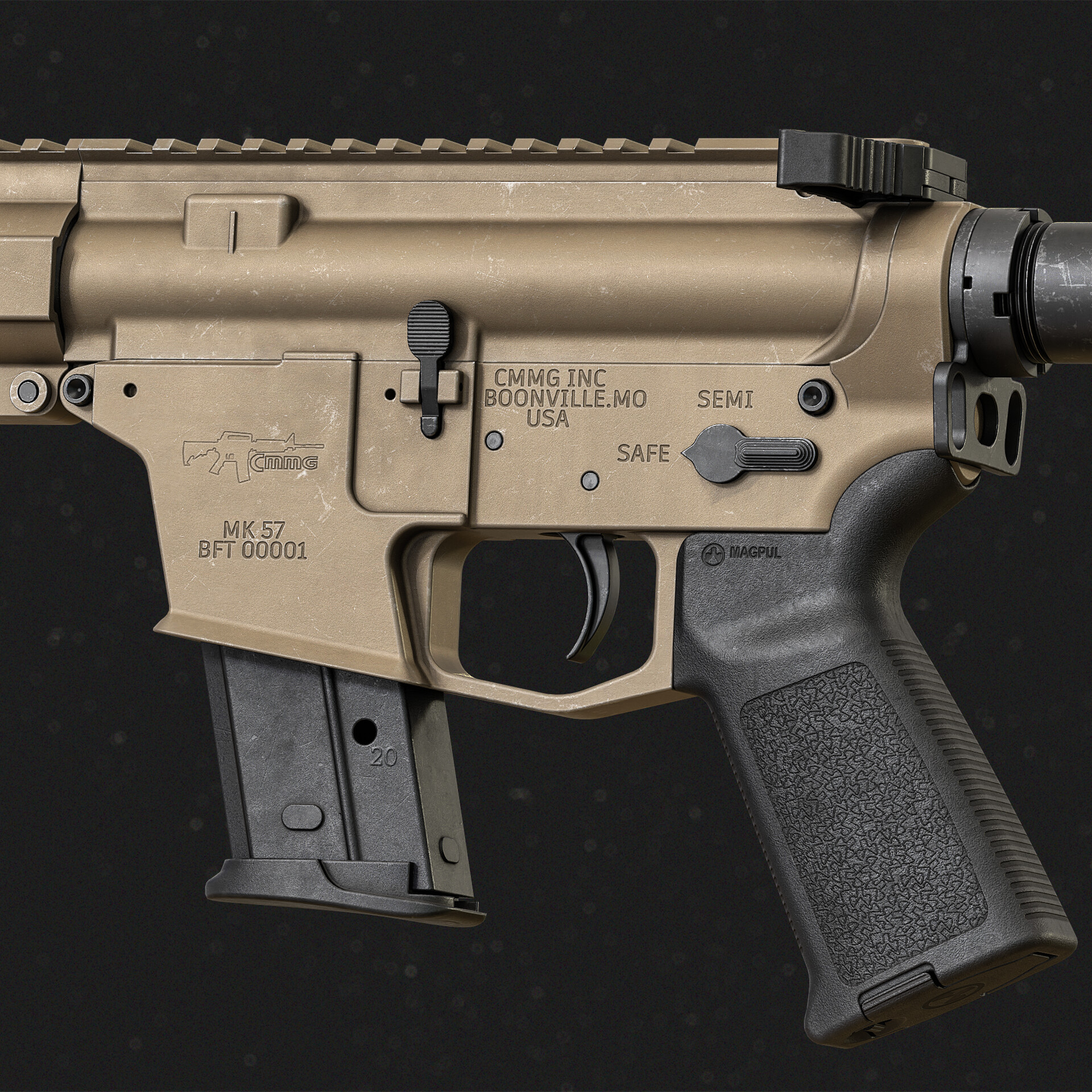 ArtStation - CMMG Banshee 300 Mk57 5.7x28mm