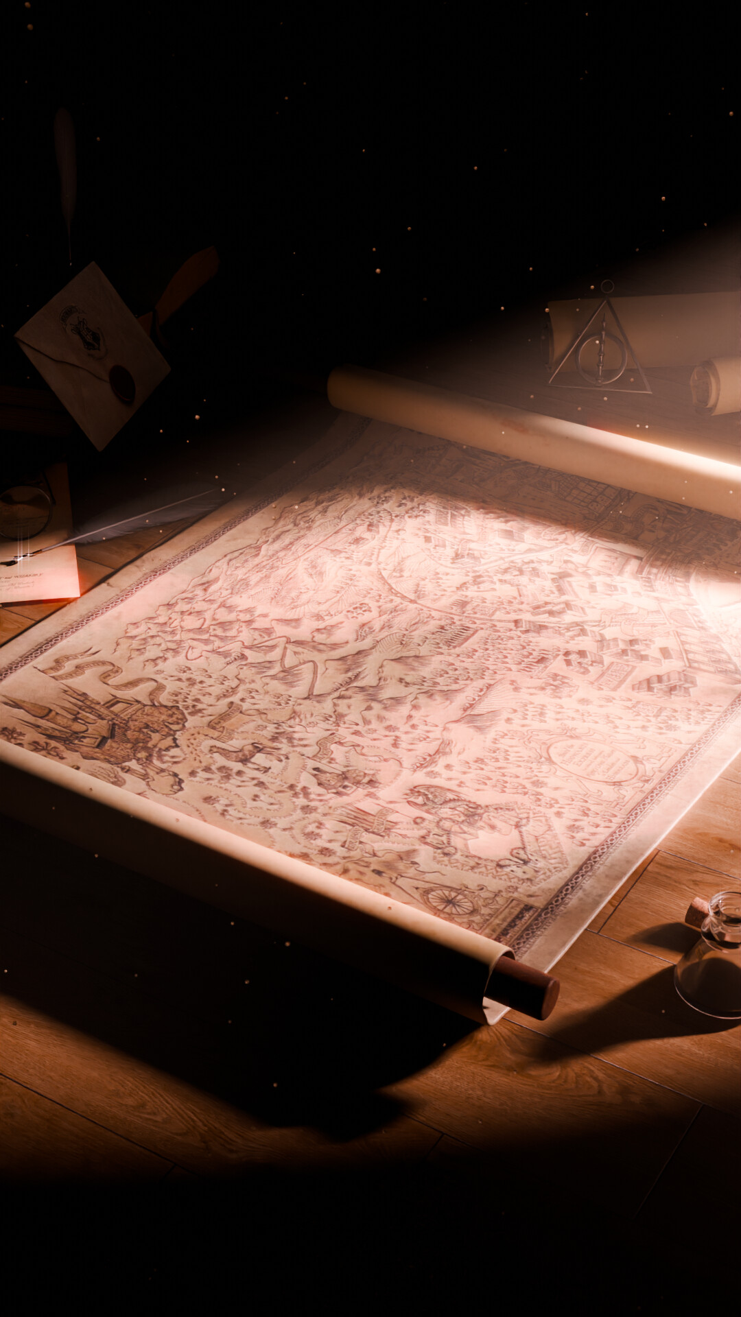 ArtStation - Harry Potter Ancient Scroll Animation! 📜