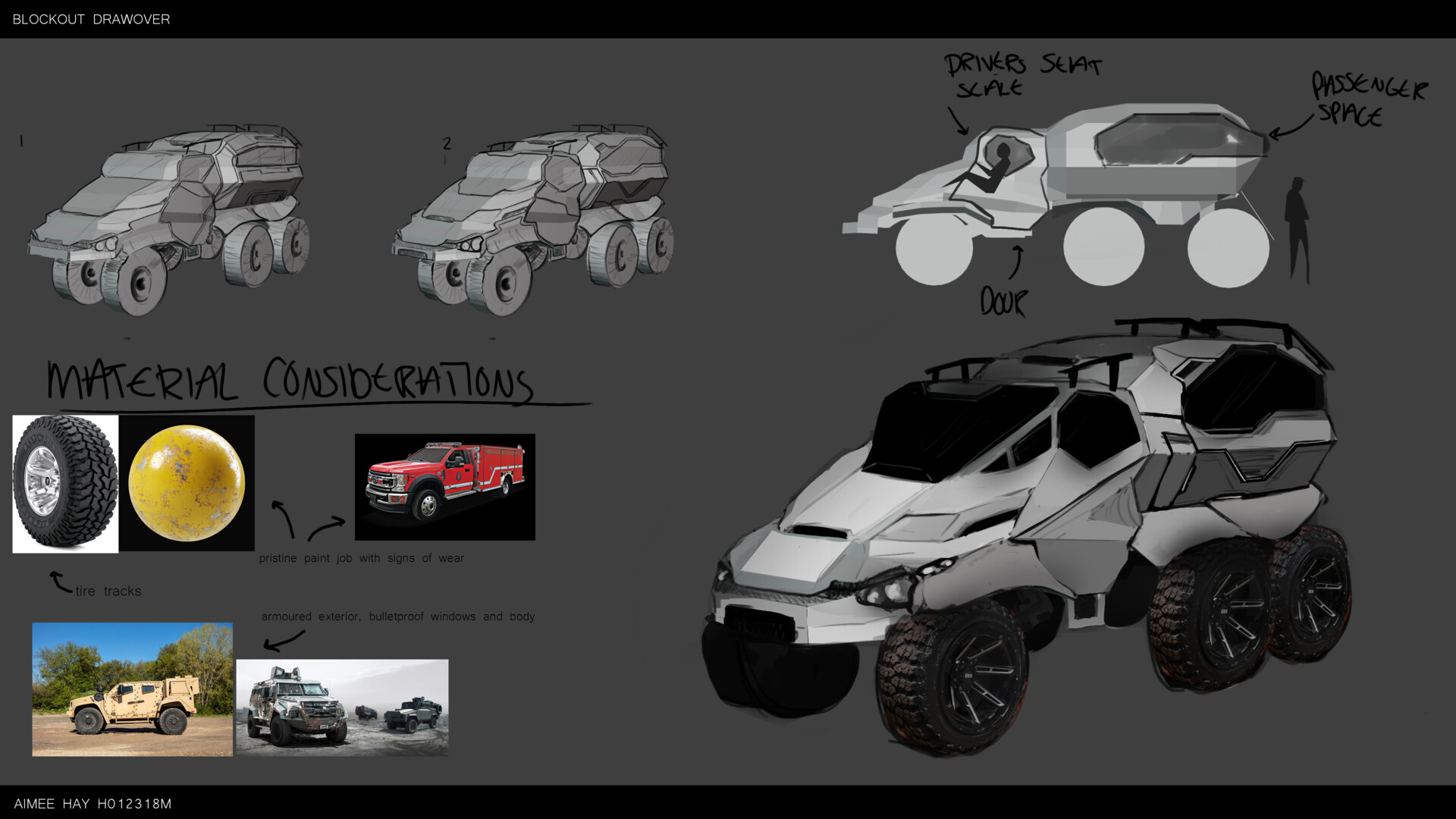 ArtStation - Futuristic Land Vehicle Concept