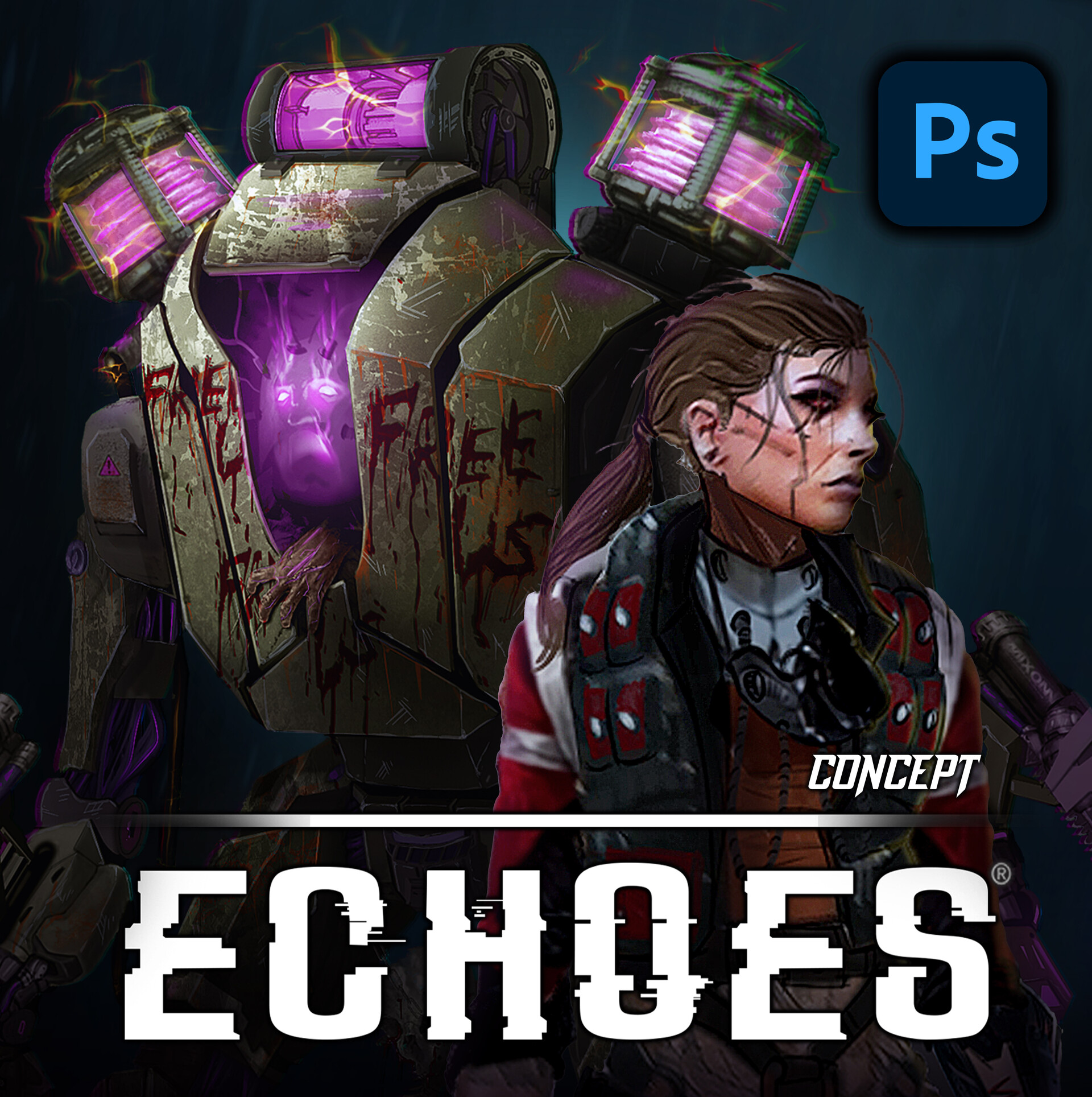 ArtStation - ECHOES CONCEPT NOVICHOK AND RILEY