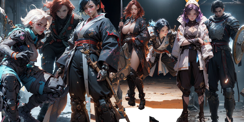 ArtStation - 381 Futuristic Ninja Warrior References Environmental Art ...