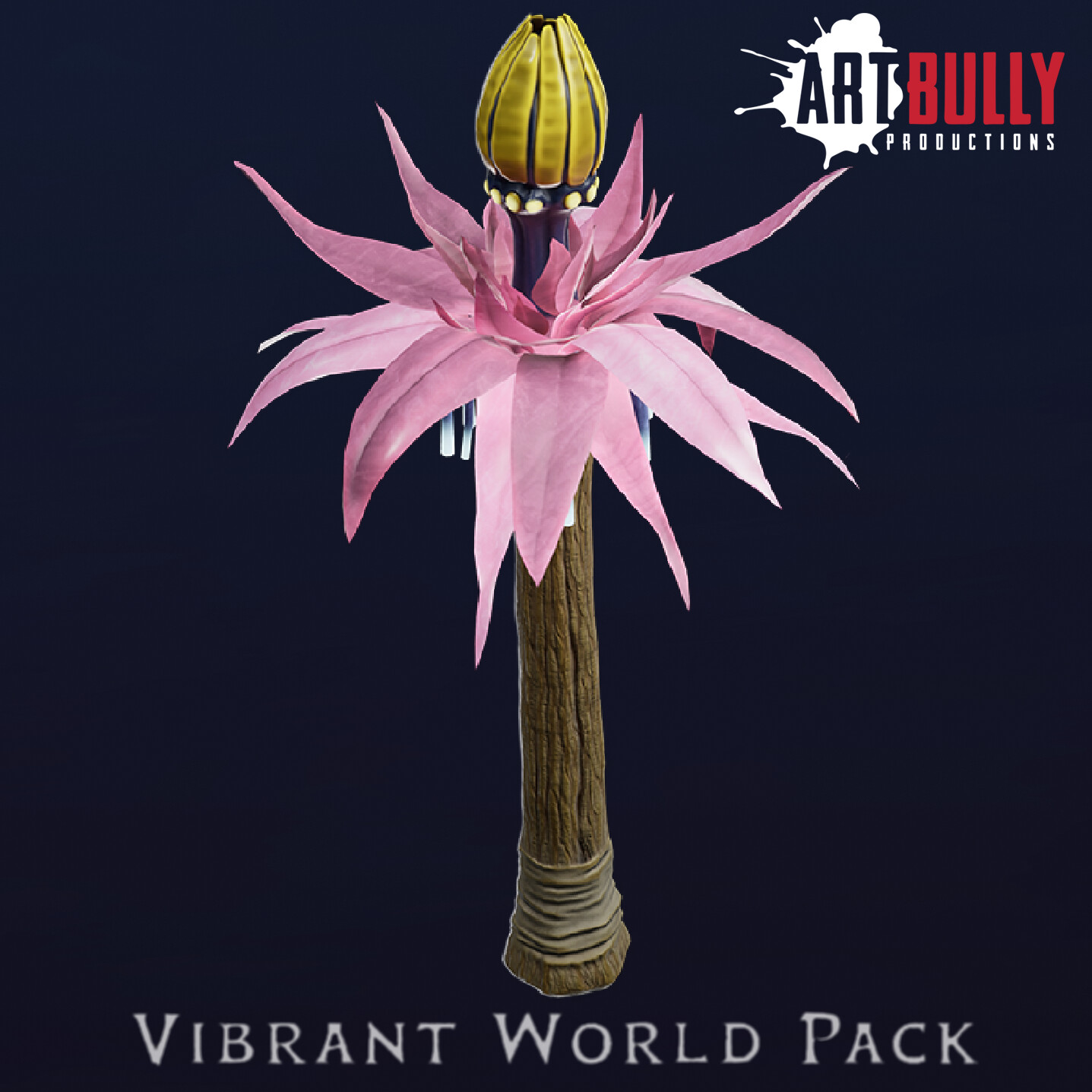 ArtStation - Vibrant World Props - Spike Tree