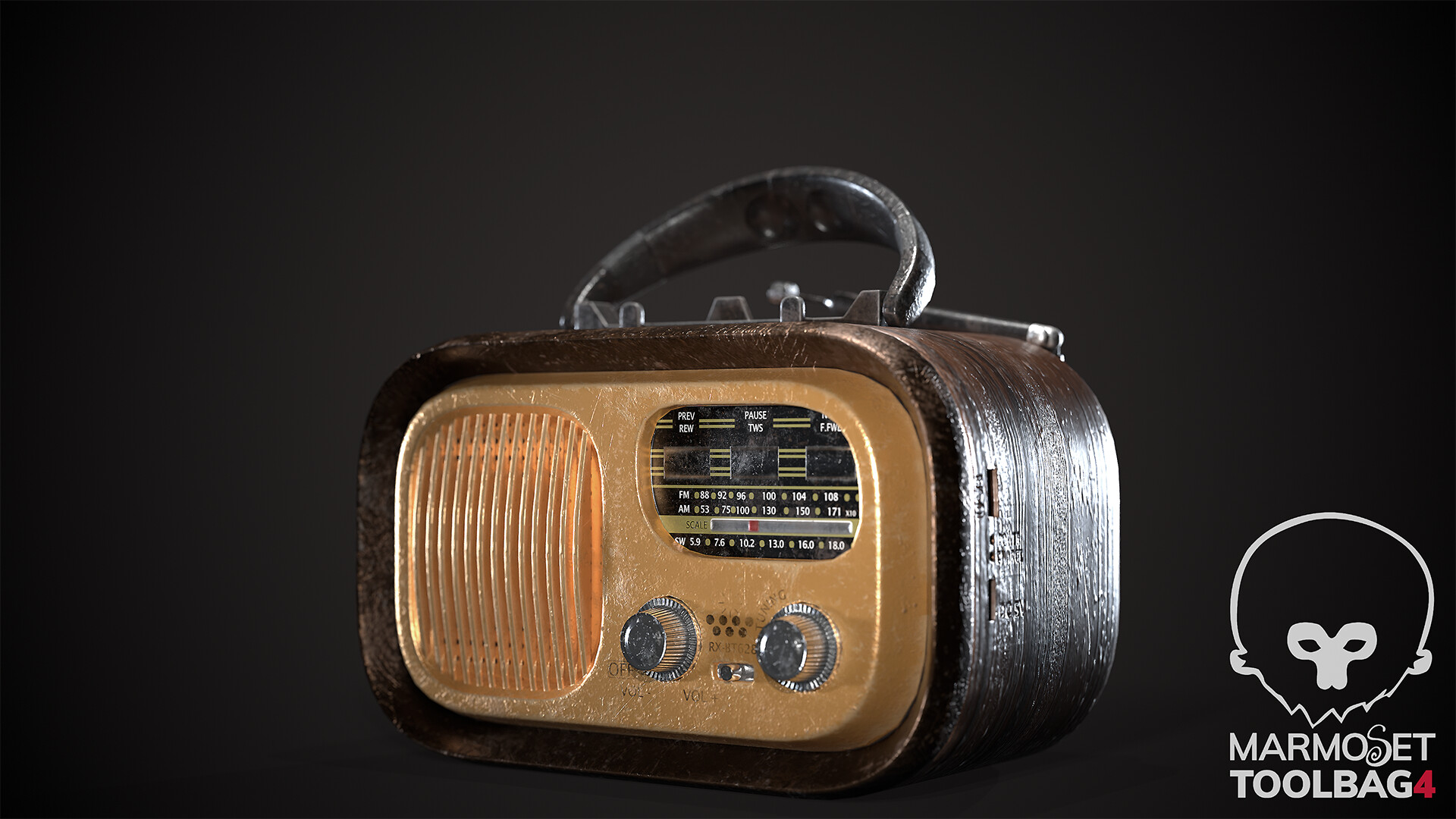 ArtStation - Vintage Radio