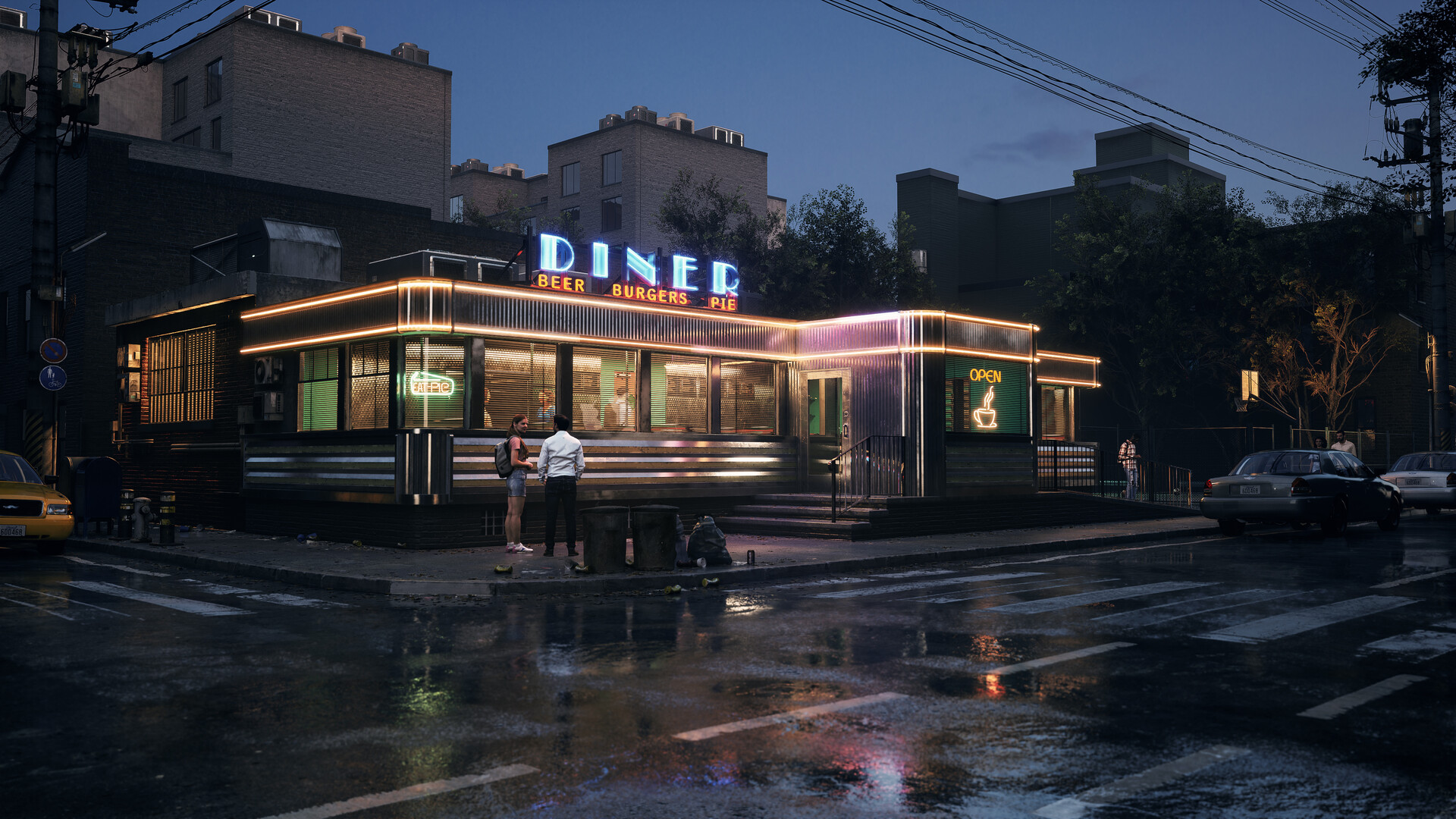 ArtStation - Brooklyn Diner