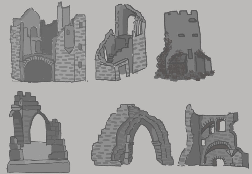 ArtStation - Ruin Asset Creation