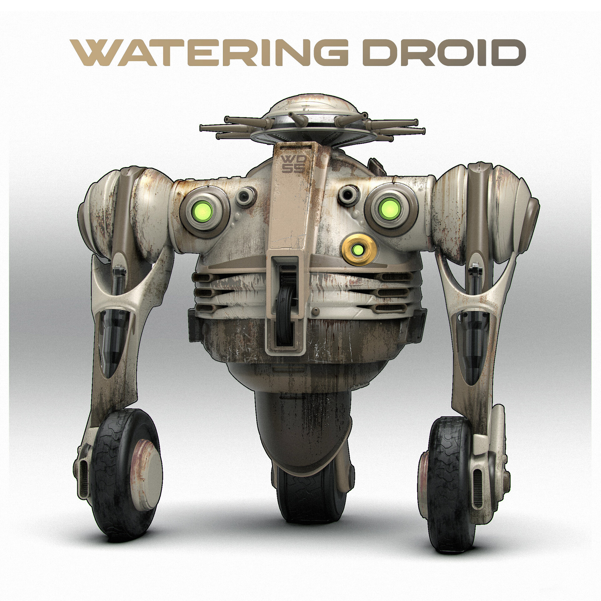 ArtStation - Watering Droid
