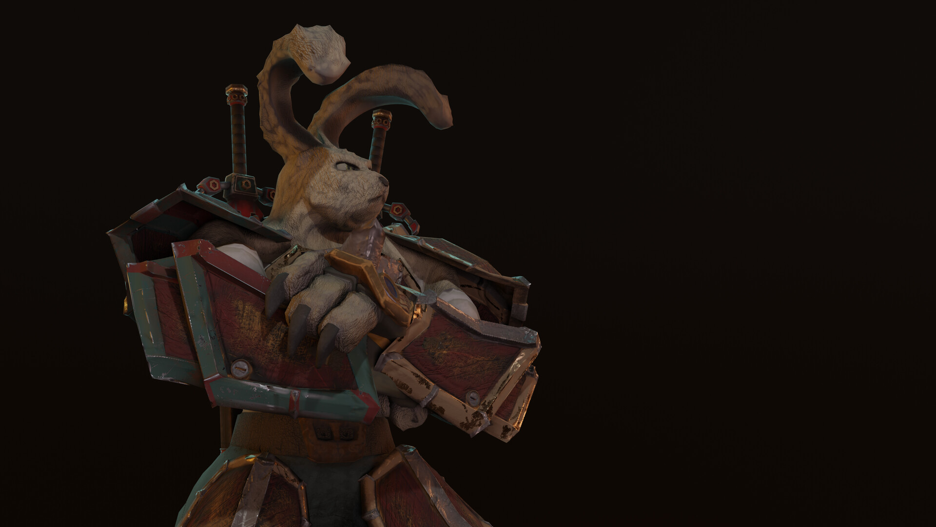 ArtStation - Warrior Rabbit