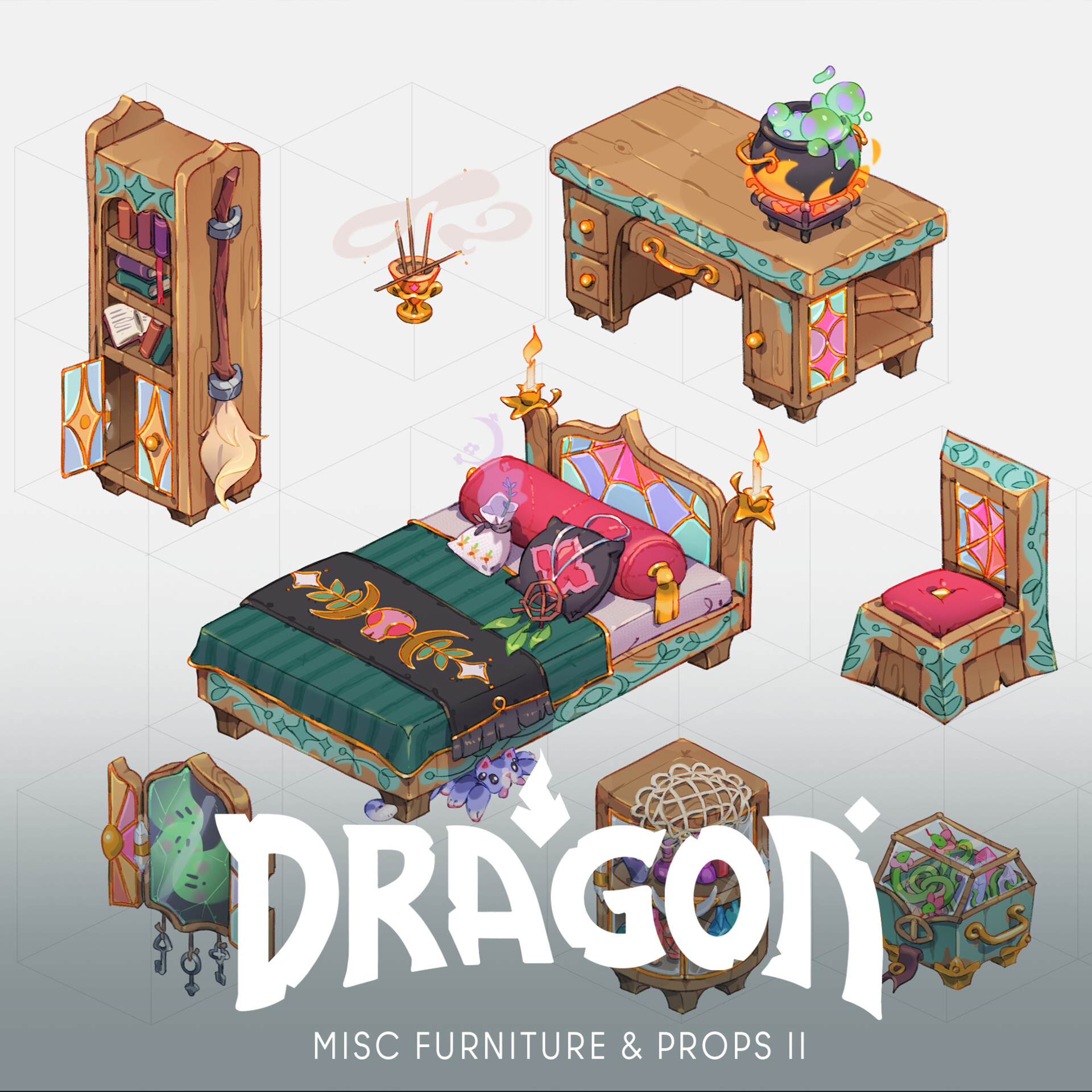 ArtStation - Project Dragon - Misc Furniture & Props 2