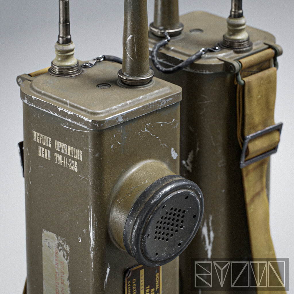 ArtStation - SIGNAL CORPS SCR-536