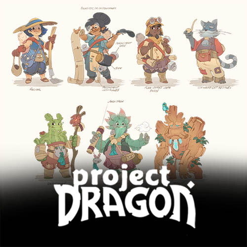 ArtStation - Project Dragon's characters (early exploration)