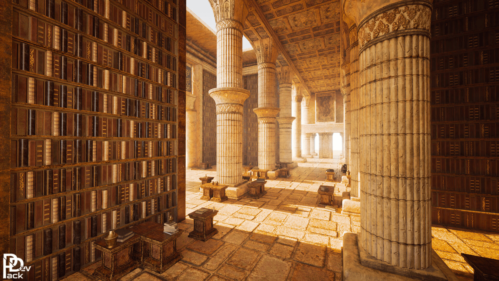 ArtStation - Ancient Library / 43+ Assets