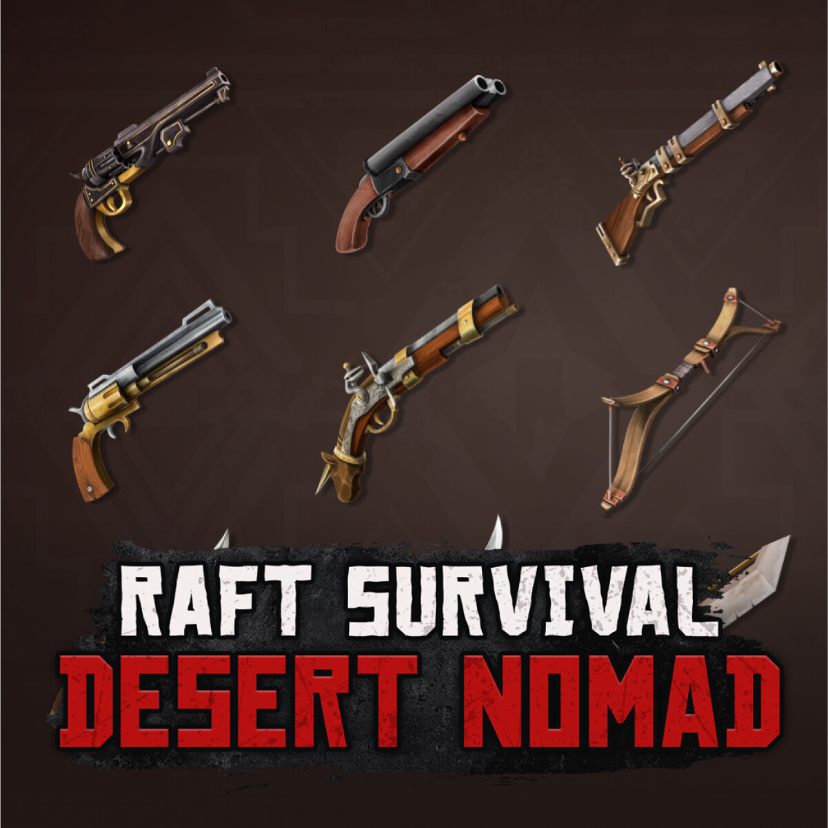 ArtStation - Raft Survival: Desert Nomad - Weapon icons