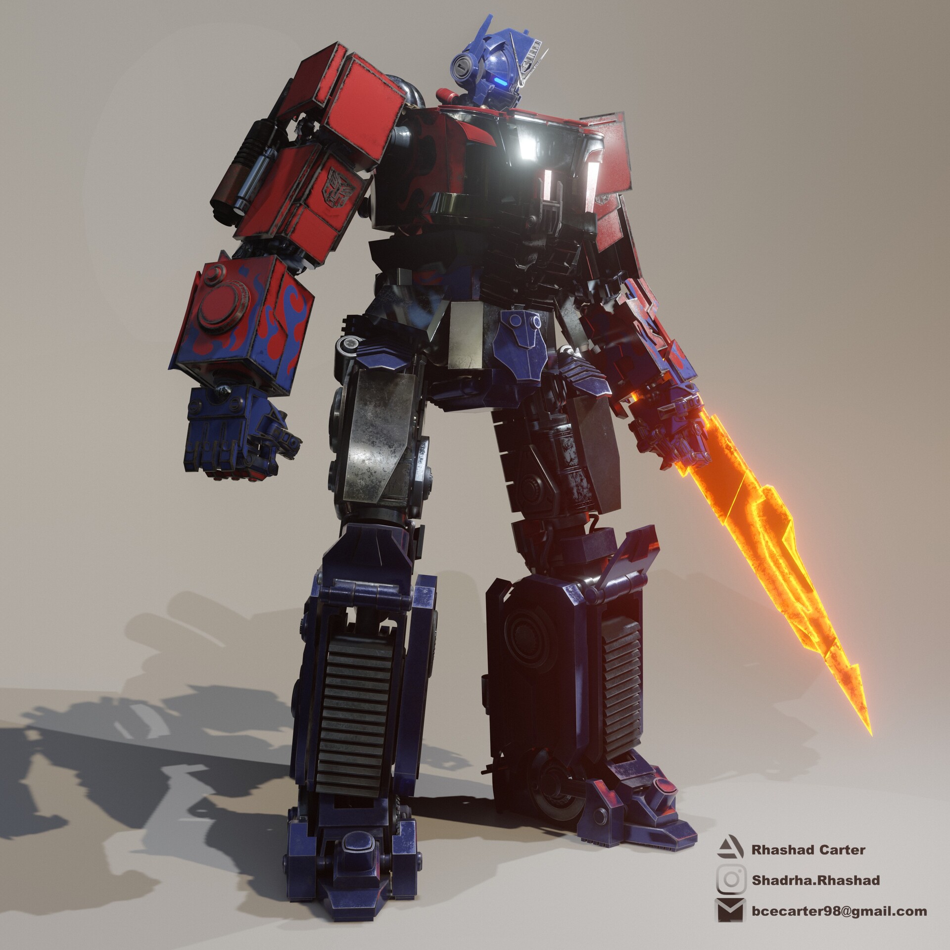 Rhashad Carter - Transformer: OPTIMUS PRIME