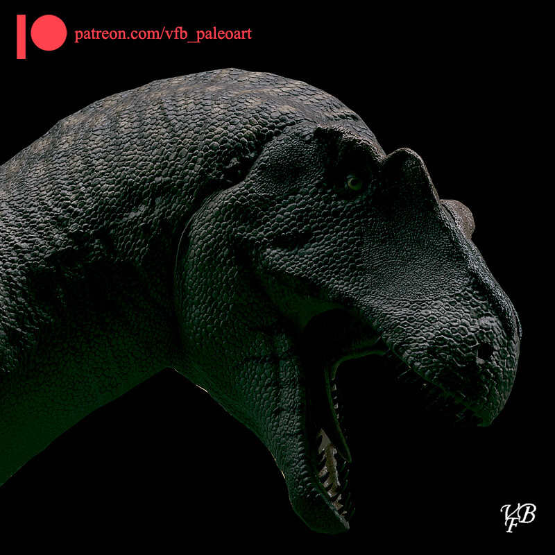 ArtStation - Acrocanthosaurus atokensis diorama