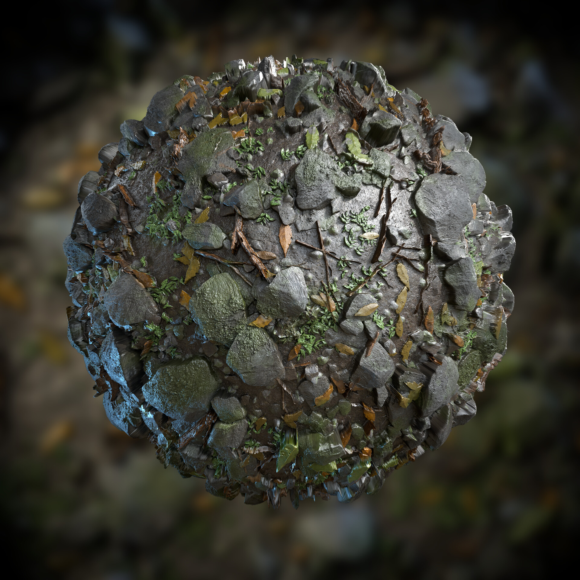 ArtStation - Substance Designer丨Forest Floor Material