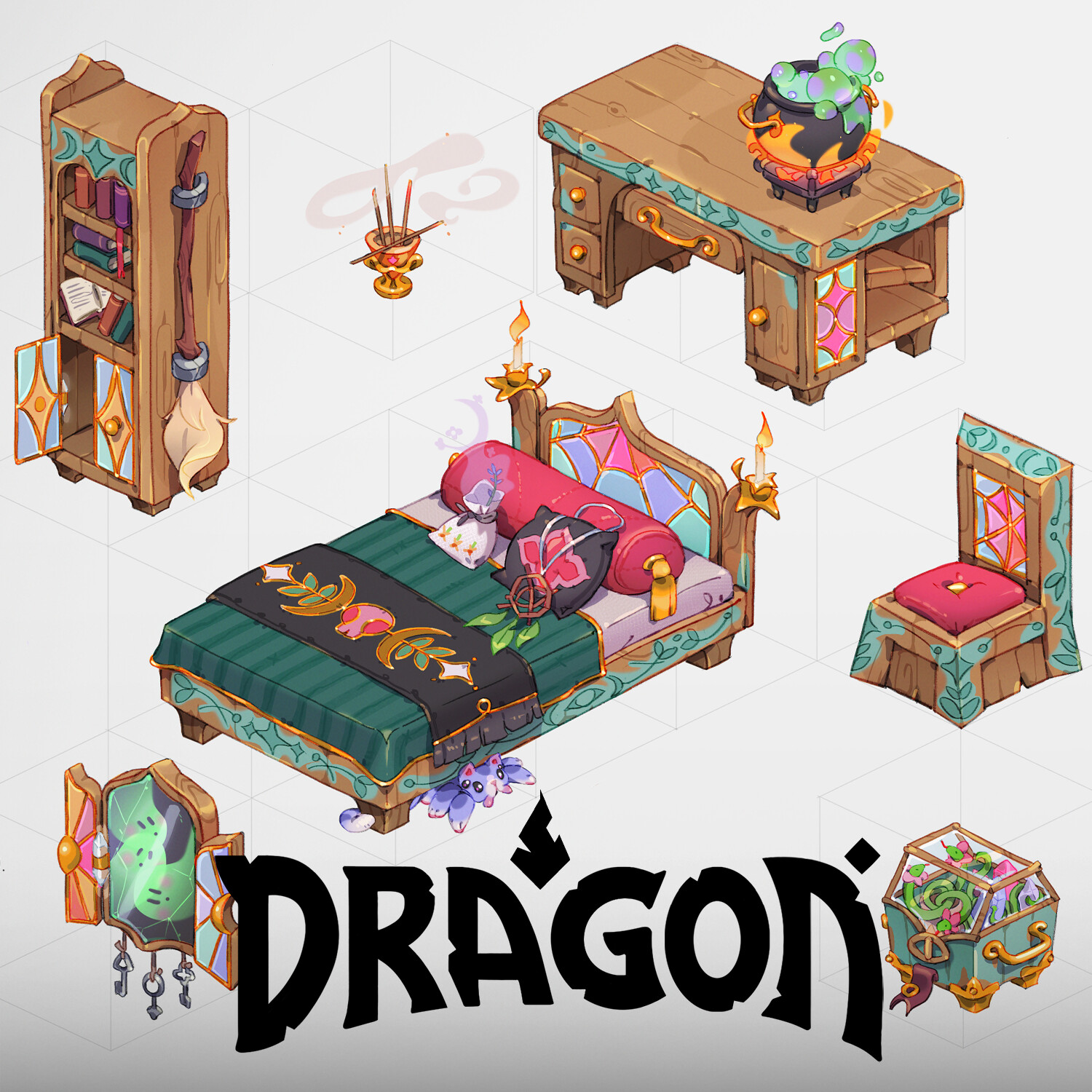 ArtStation - Project Dragon: Props