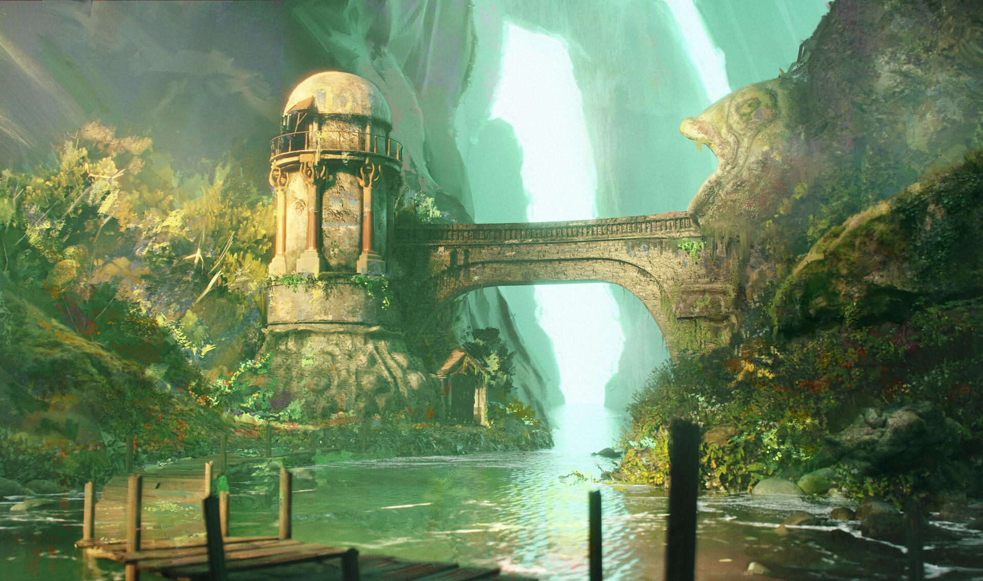 ArtStation - Fish Bridge