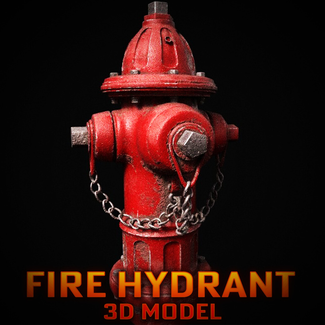 ArtStation - Fire Hydrant 3D Model