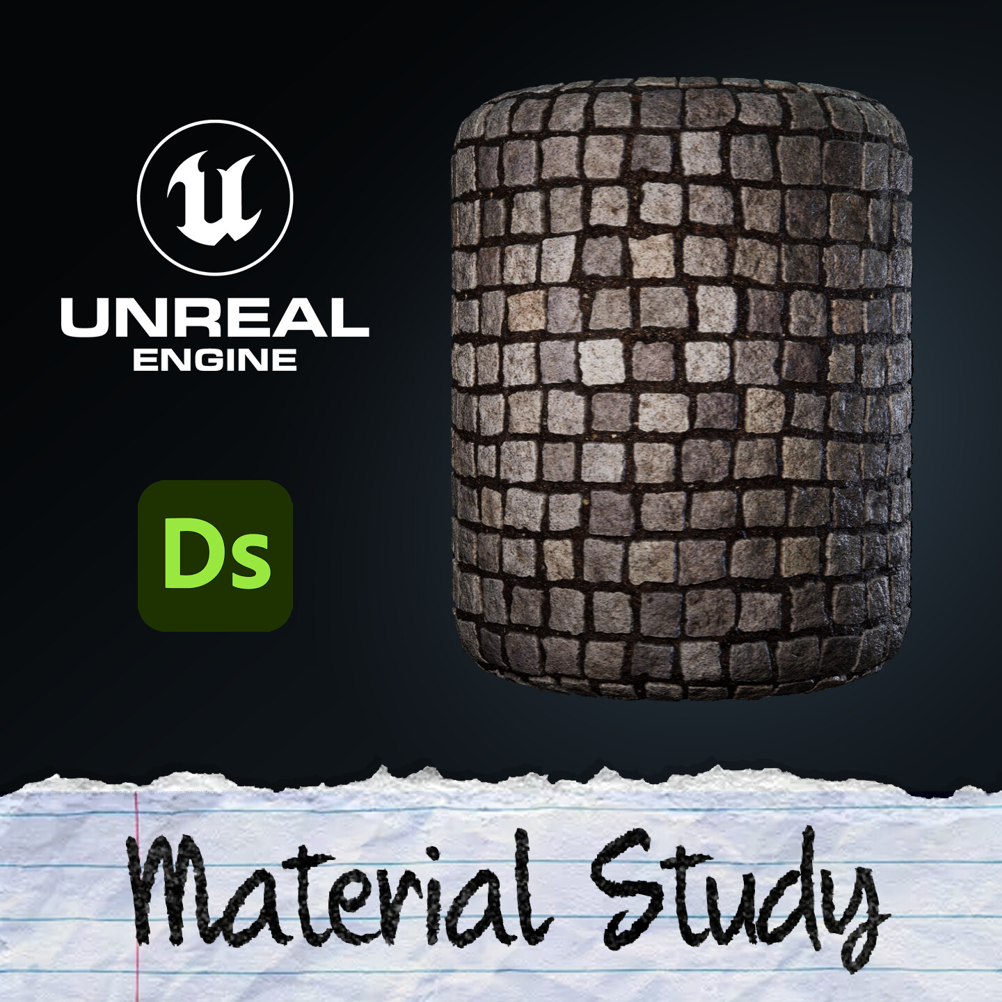 ArtStation - Cobblestone Tiles Material