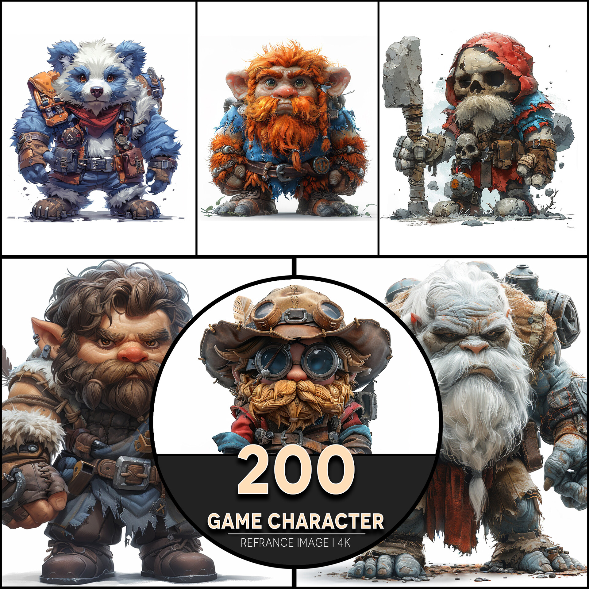 ArtStation - Game Character 4K Reference/Concept Images