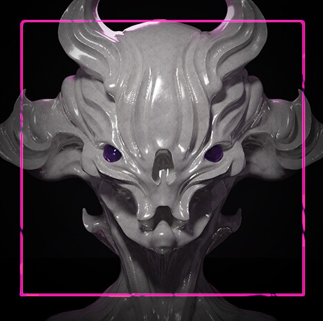 ArtStation - Demon head