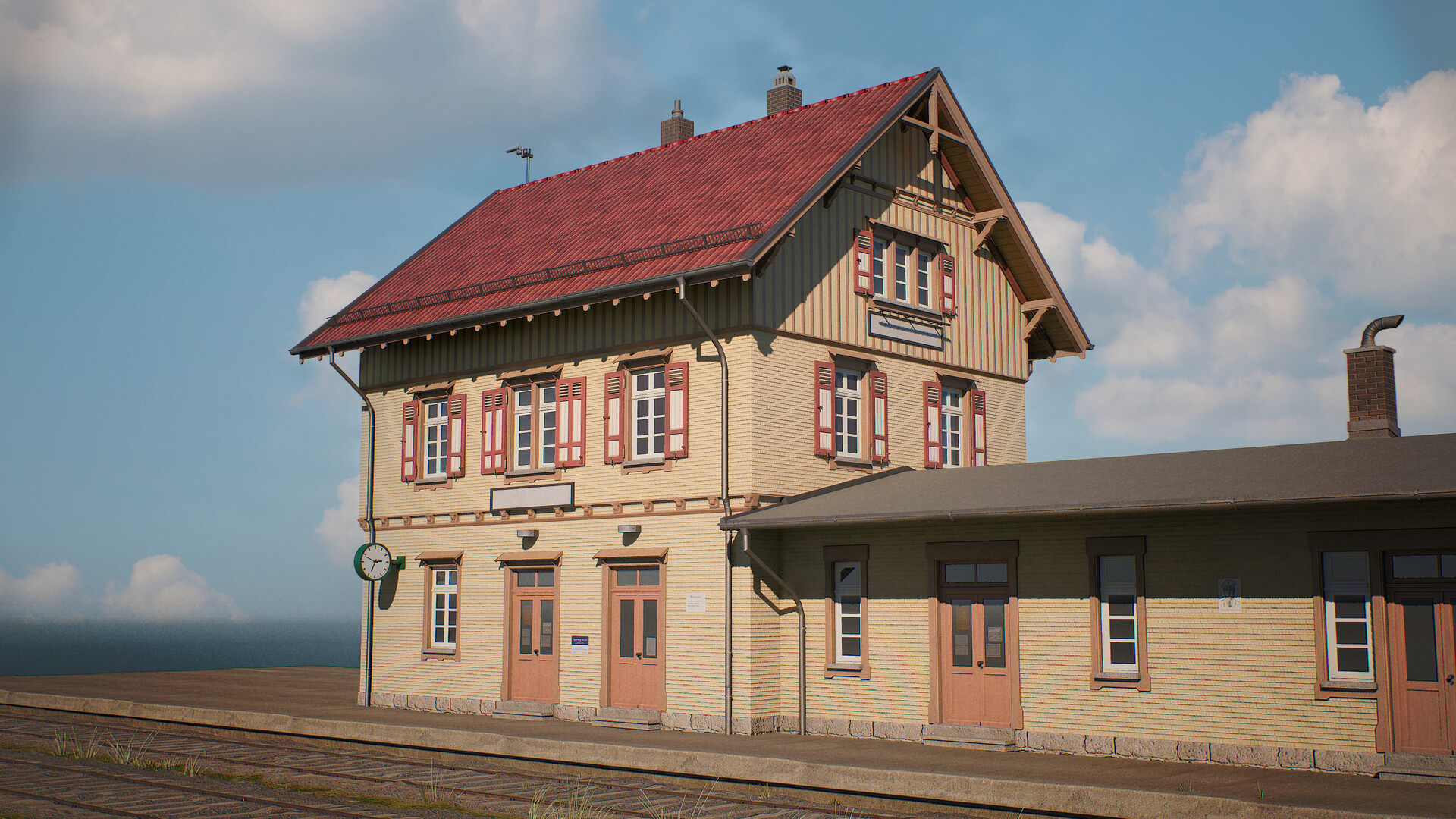 ArtStation - German Train Station