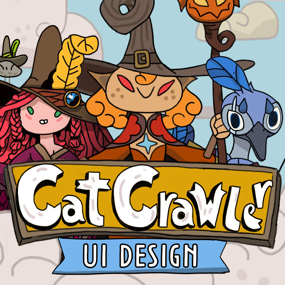 ArtStation - Cat Crawler - UI Design