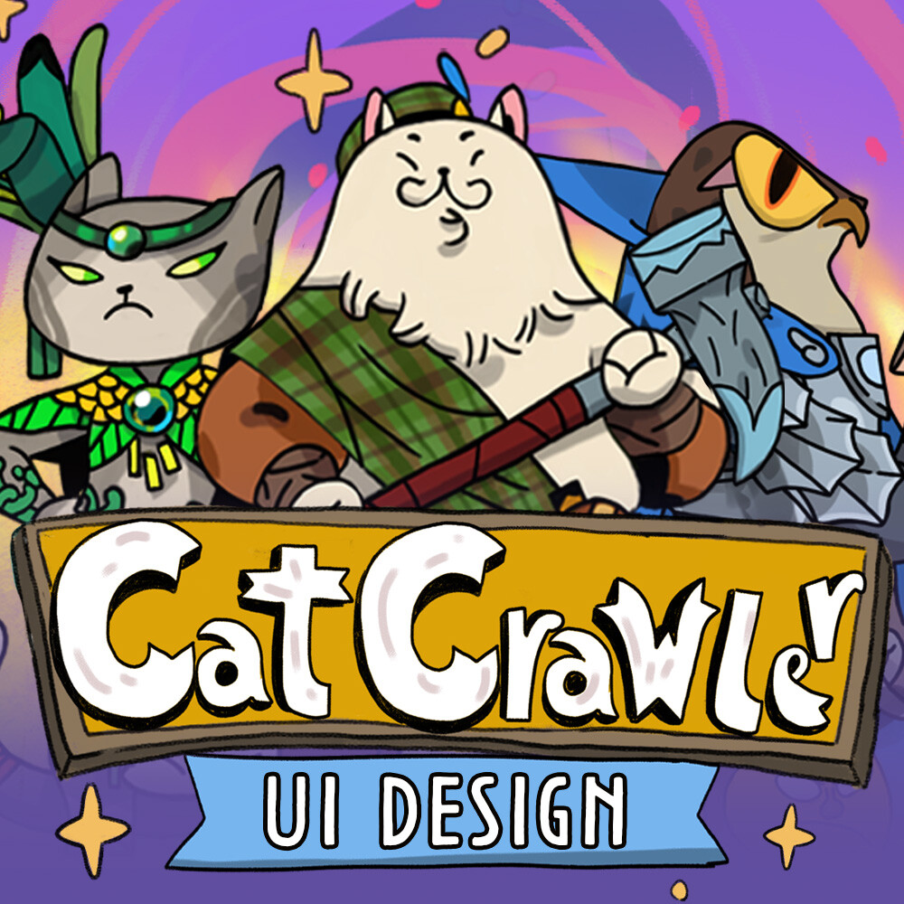 ArtStation - Cat Crawler - UI Design