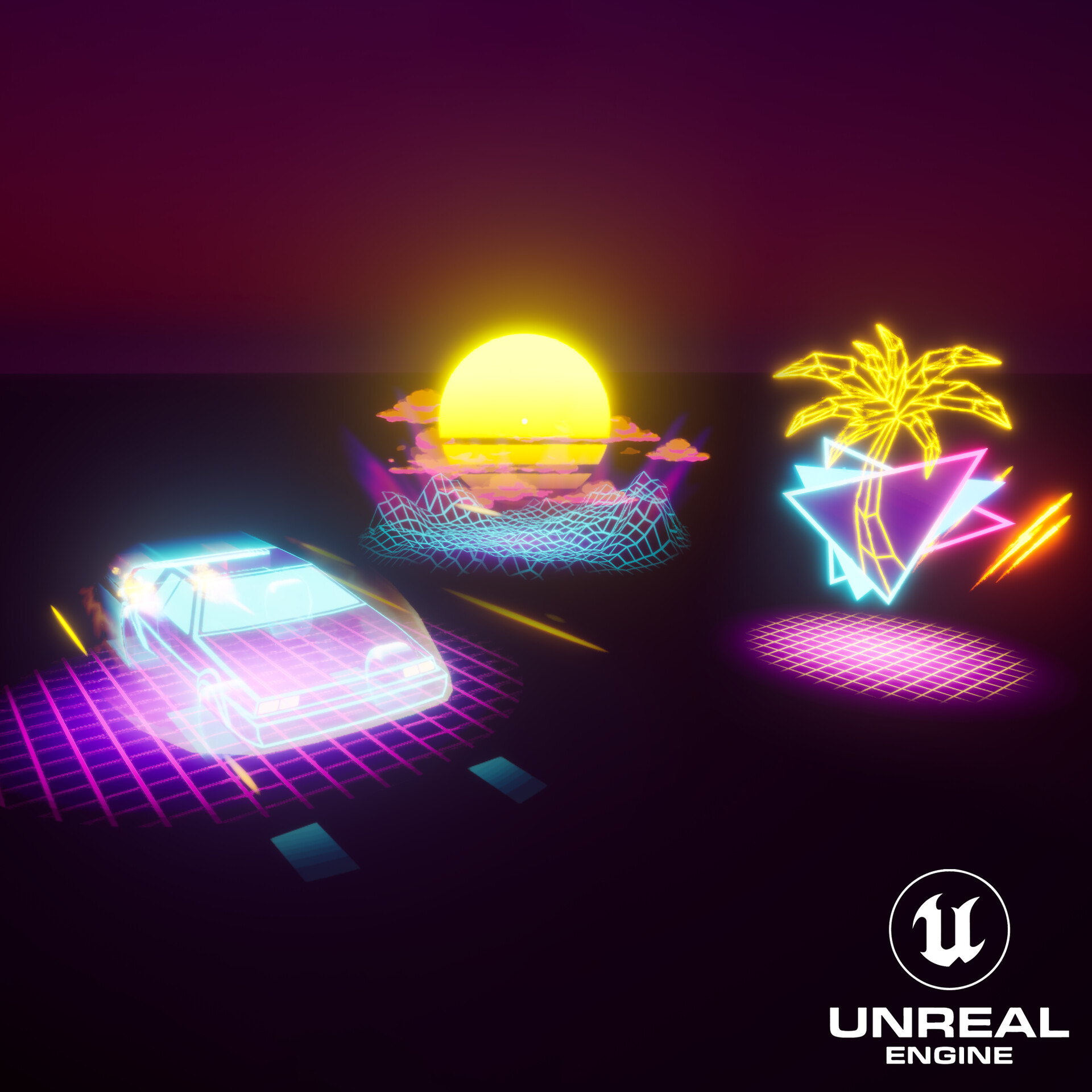 ArtStation - Vaporwave effects