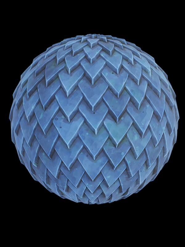 ArtStation - Stylized Roof Tiles