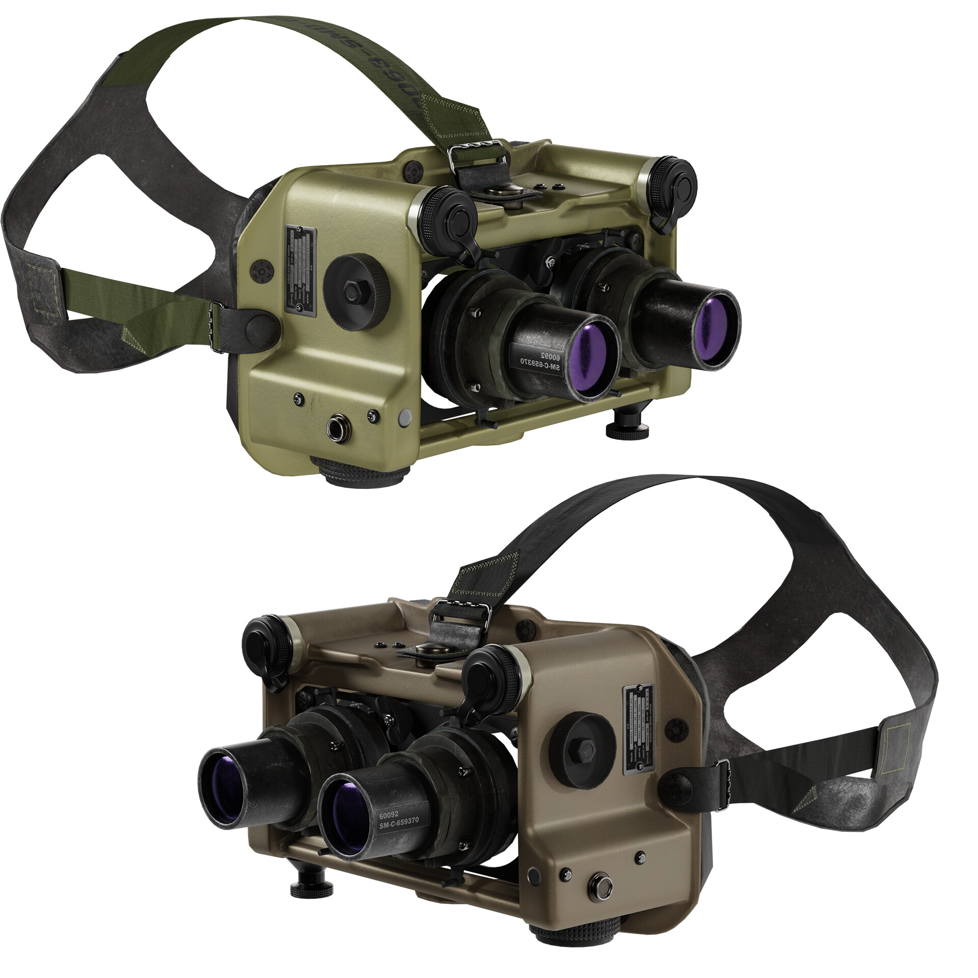 ArtStation - AN PVS-5A Night Vision & Case - Game Ready Model