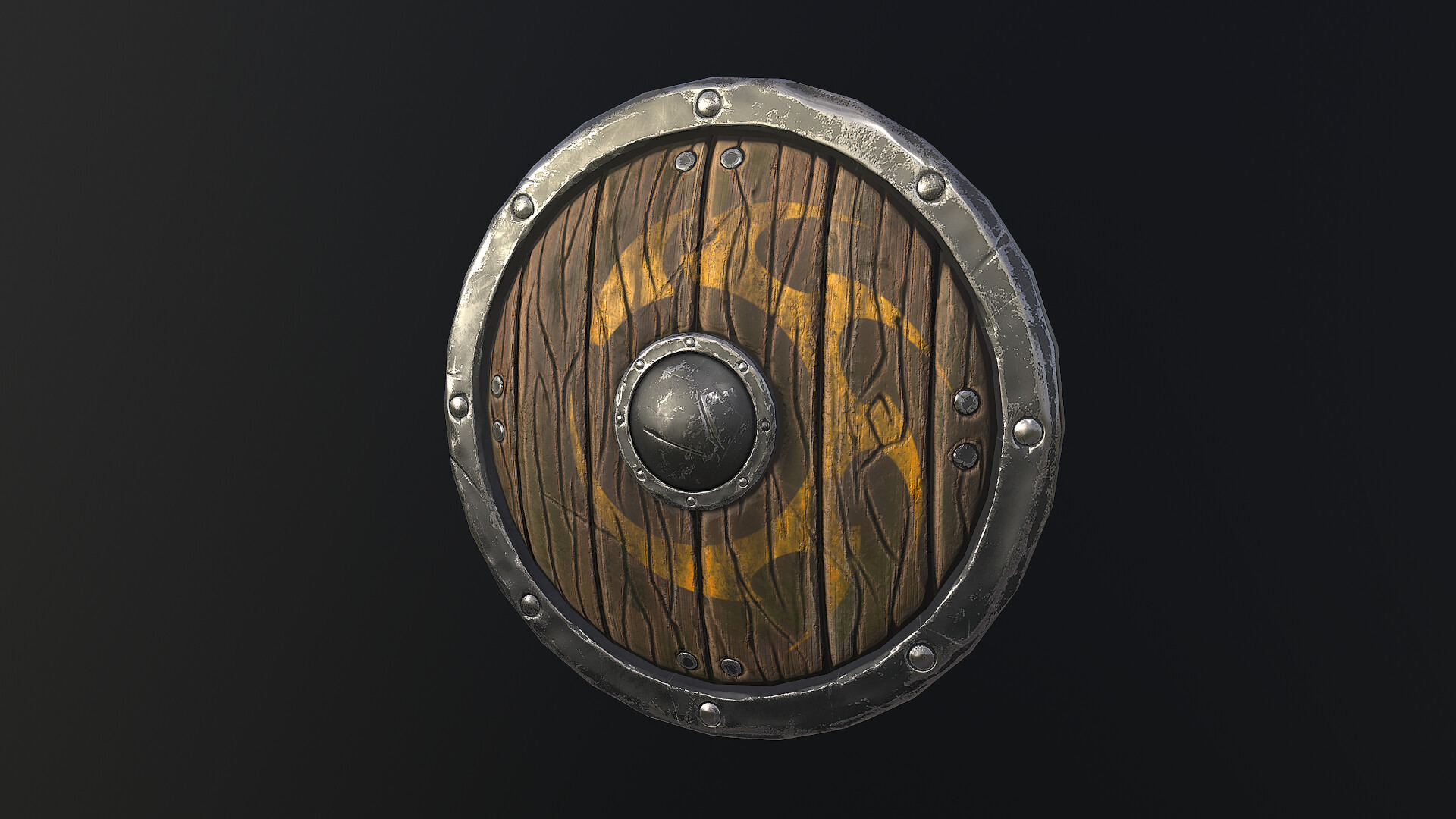 ArtStation - normal project [Round Shield]