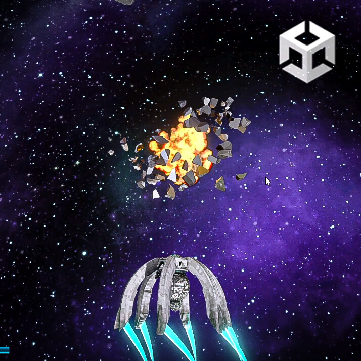 ArtStation - Asteroid Game W.I.P