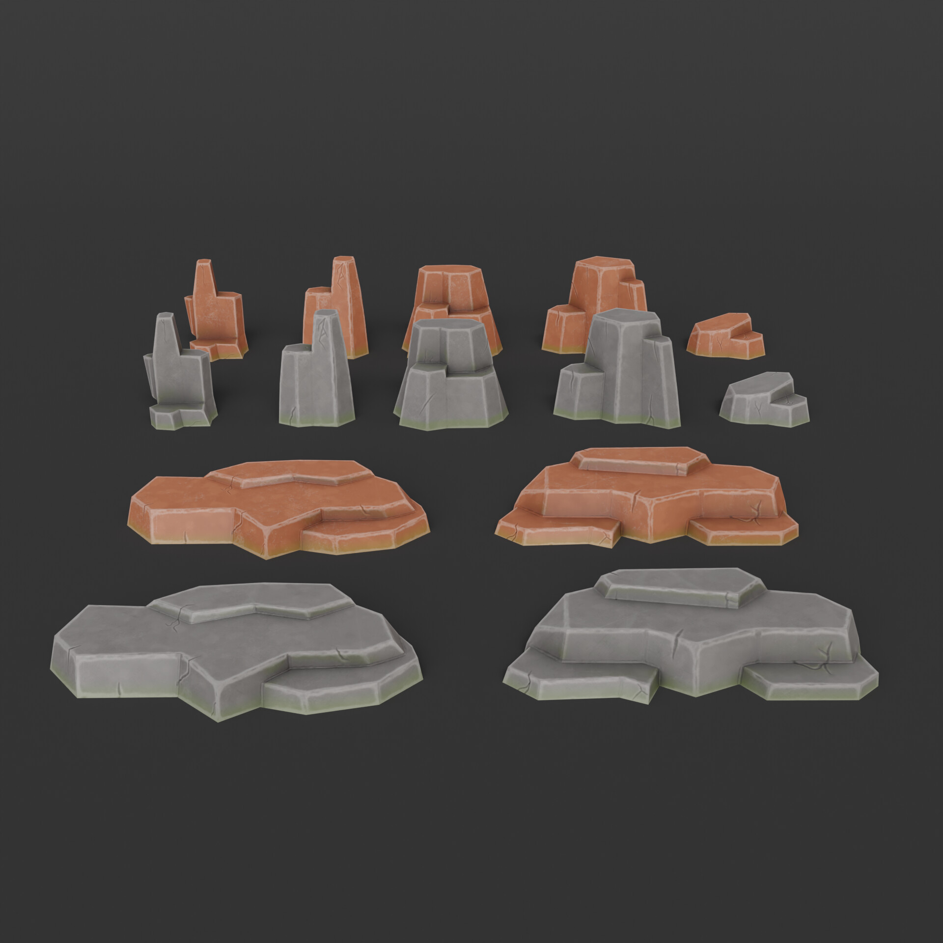 ArtStation - Stylized Rocks