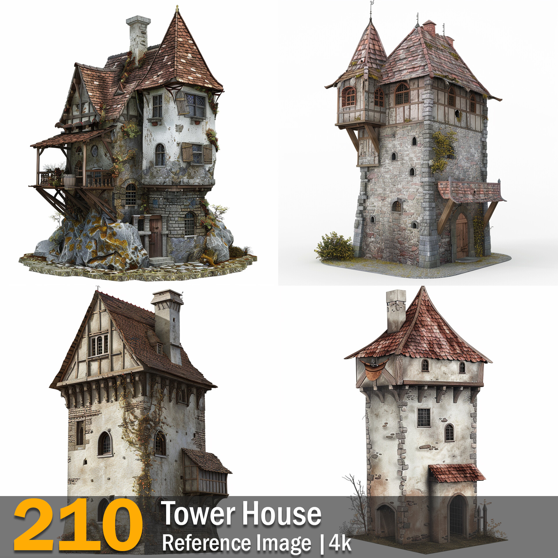 ArtStation - Tower House | Reference Images | 4K