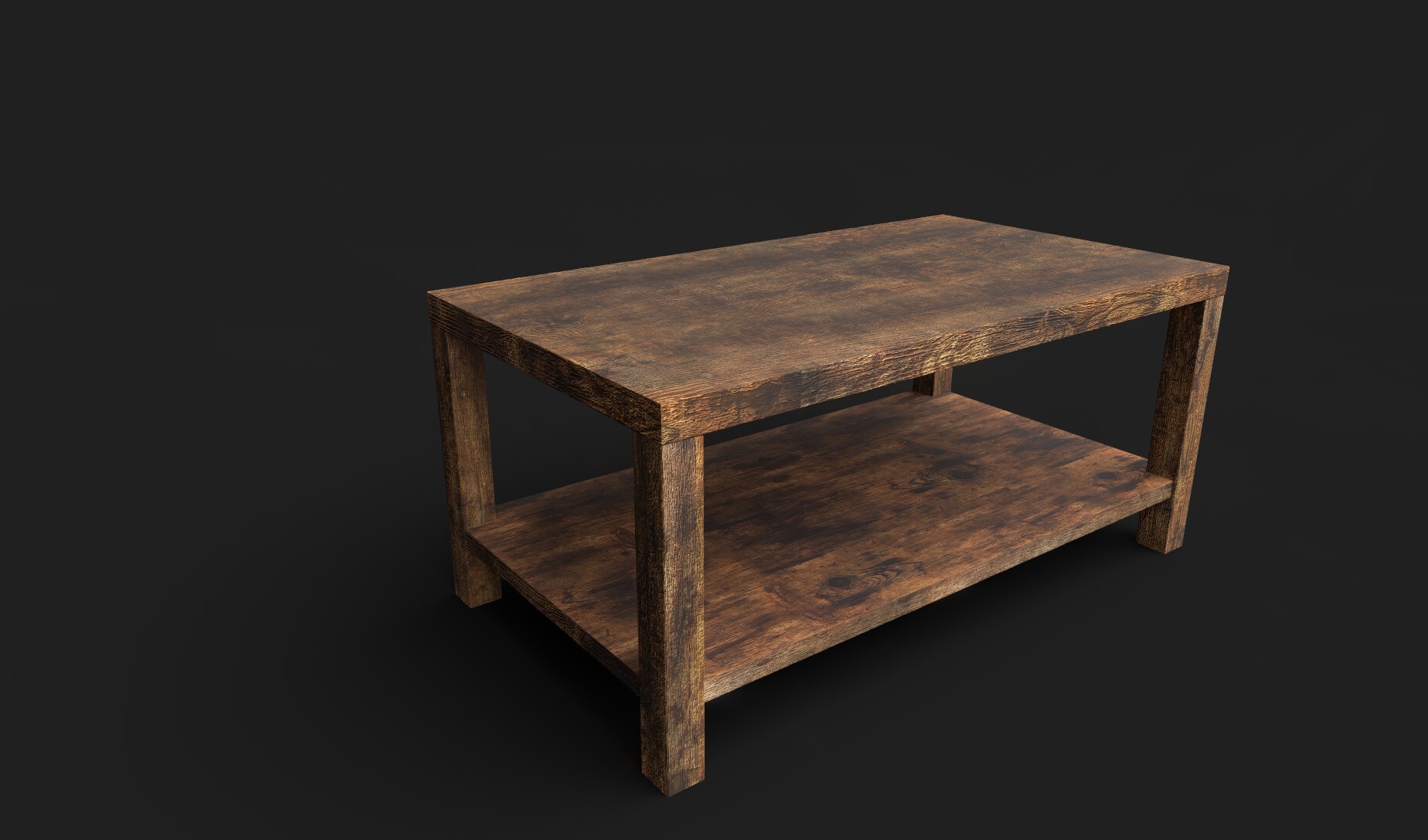ArtStation - Wooden Table Prop