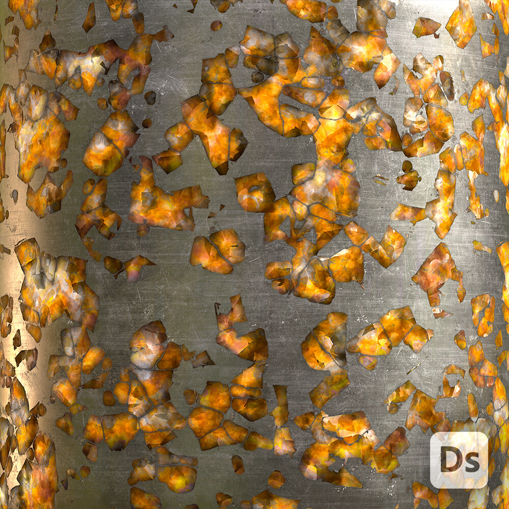 ArtStation - Procedural Brahin Meteorite Material | Substance Designer