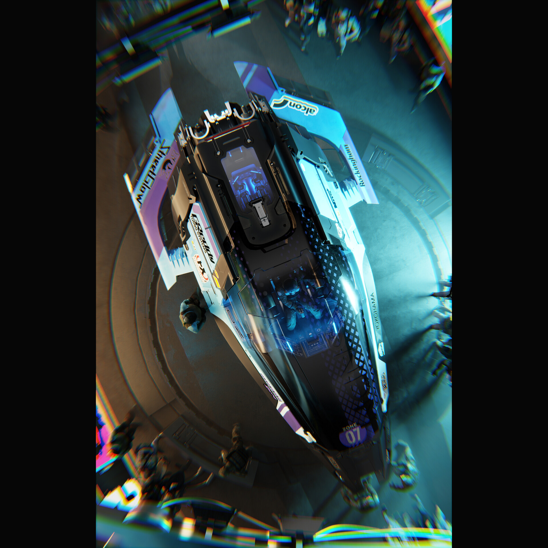 ArtStation - racing ship