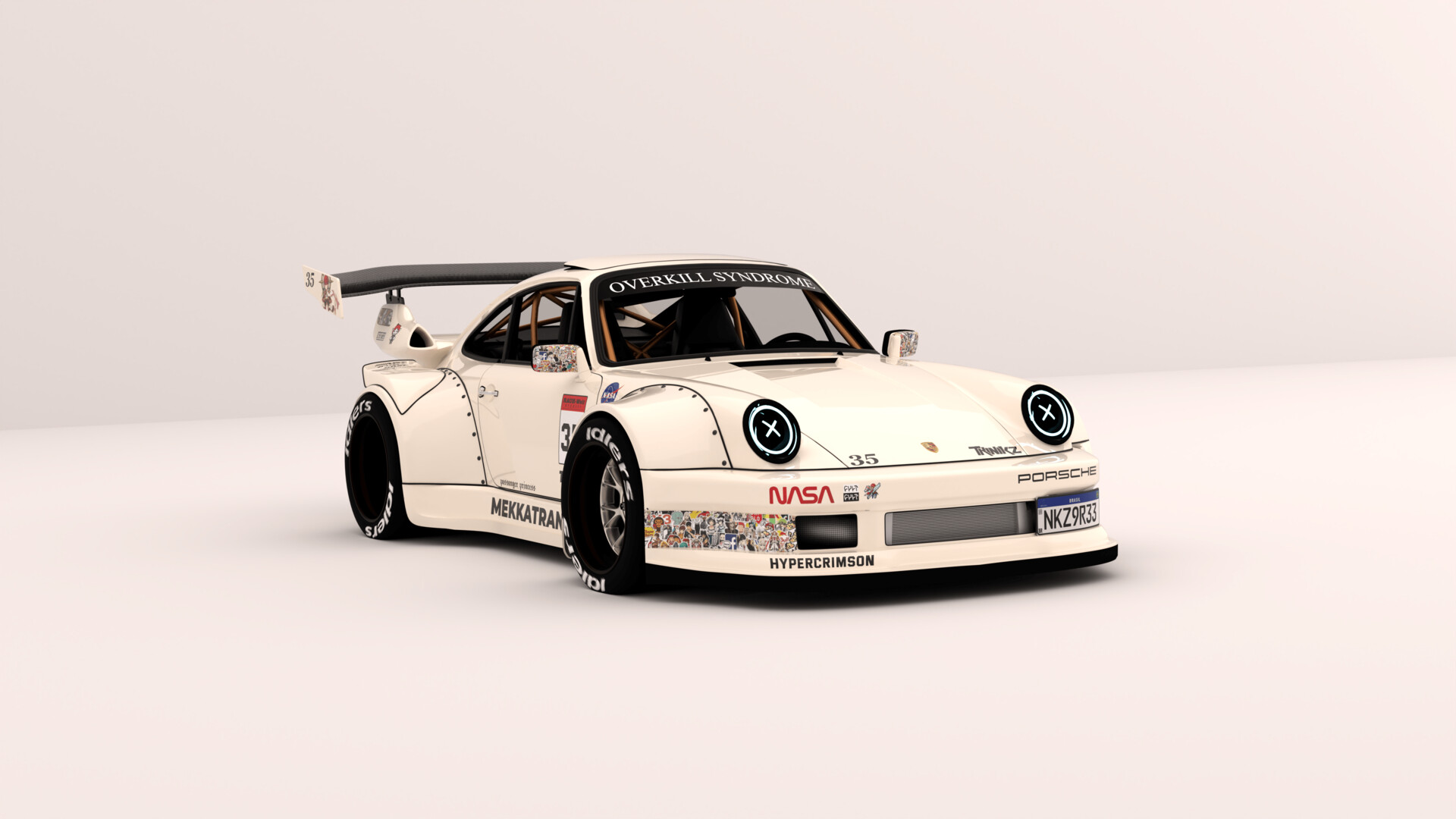ArtStation - Porsche 930 RWB "MEKKATRANCE" [35]