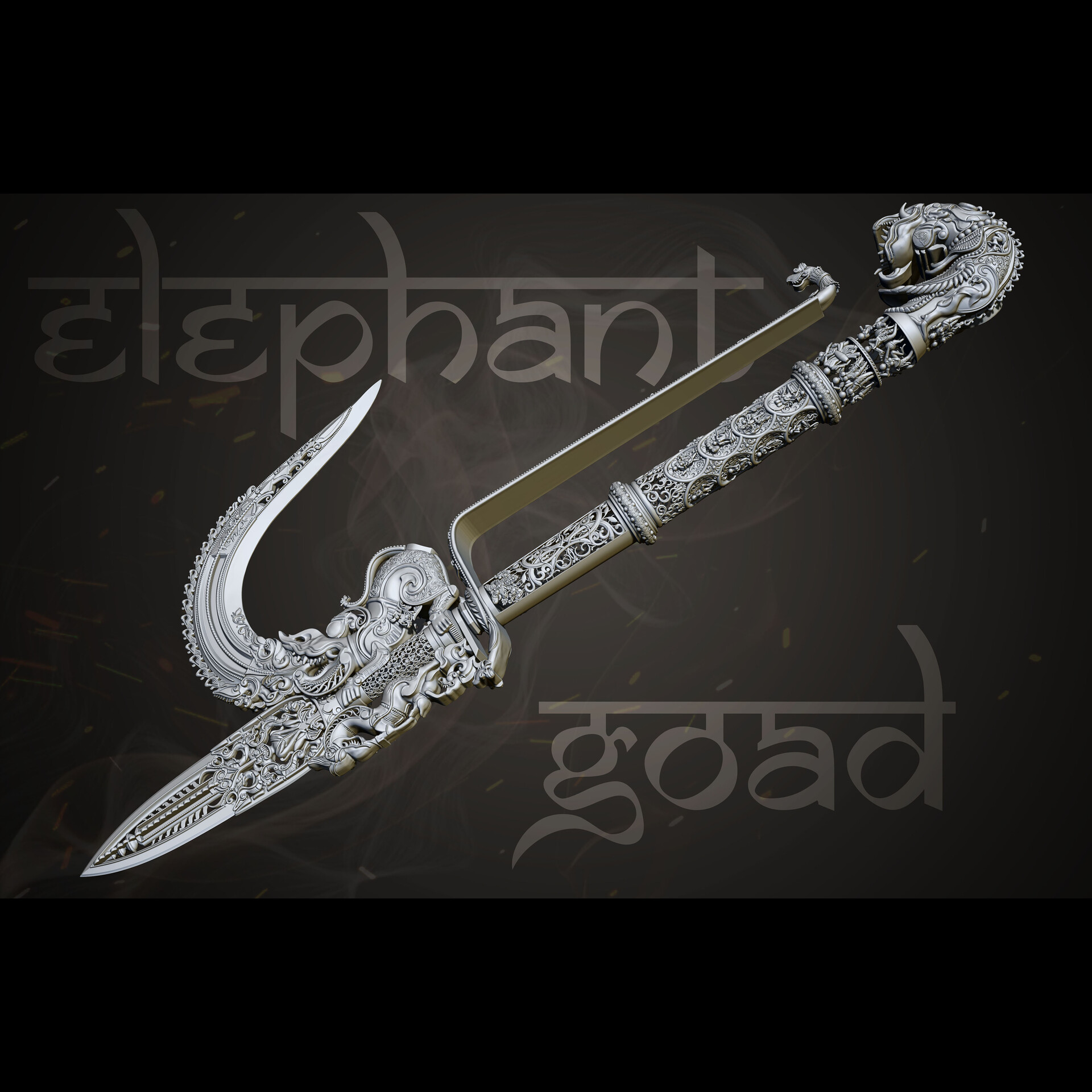 ArtStation - Elephant Goad