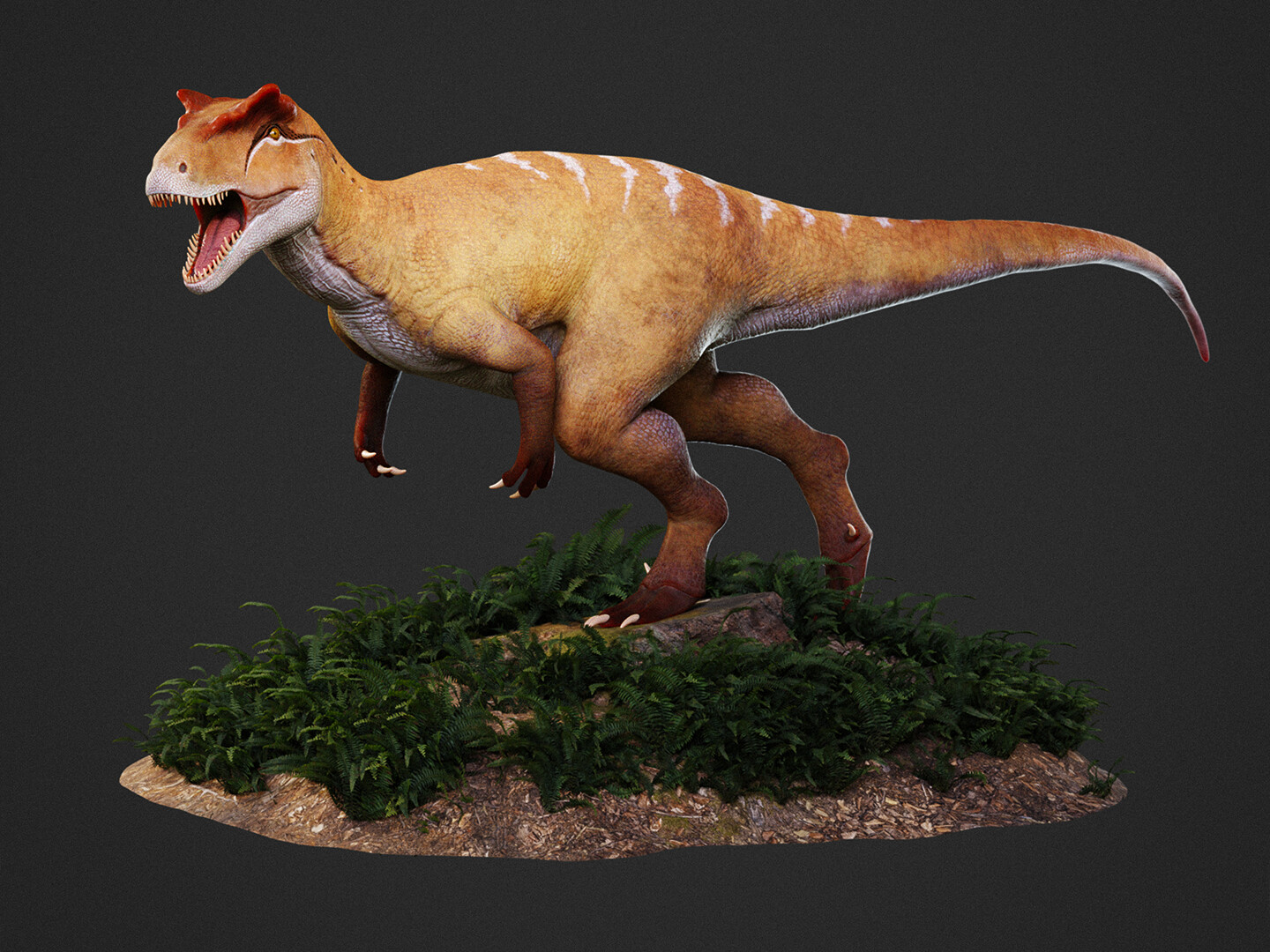 ArtStation - Allosaurus - Game Model