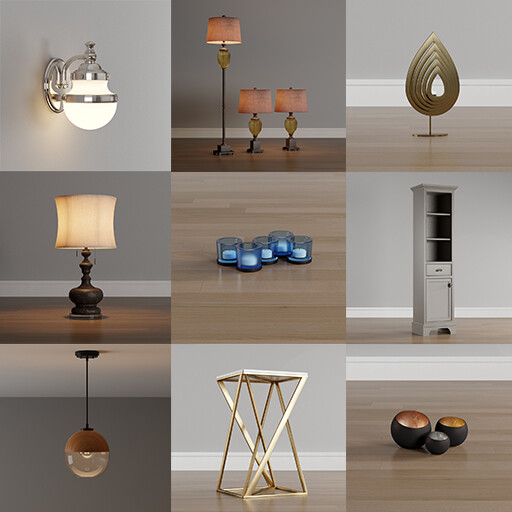 ArtStation - Objects for Interior Design - PART04